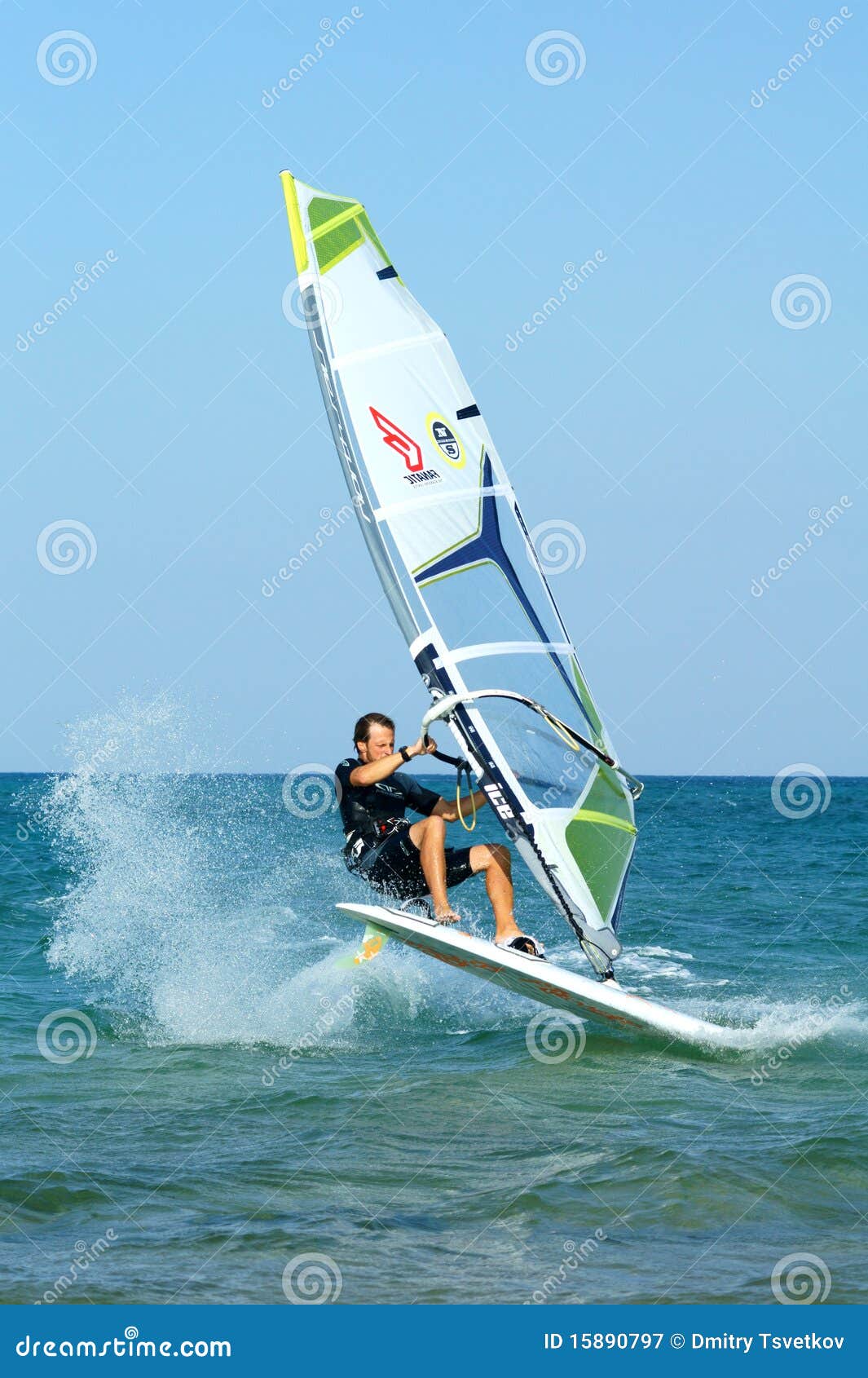Windsurfer editorial photography. Image of extremesport - 15890797