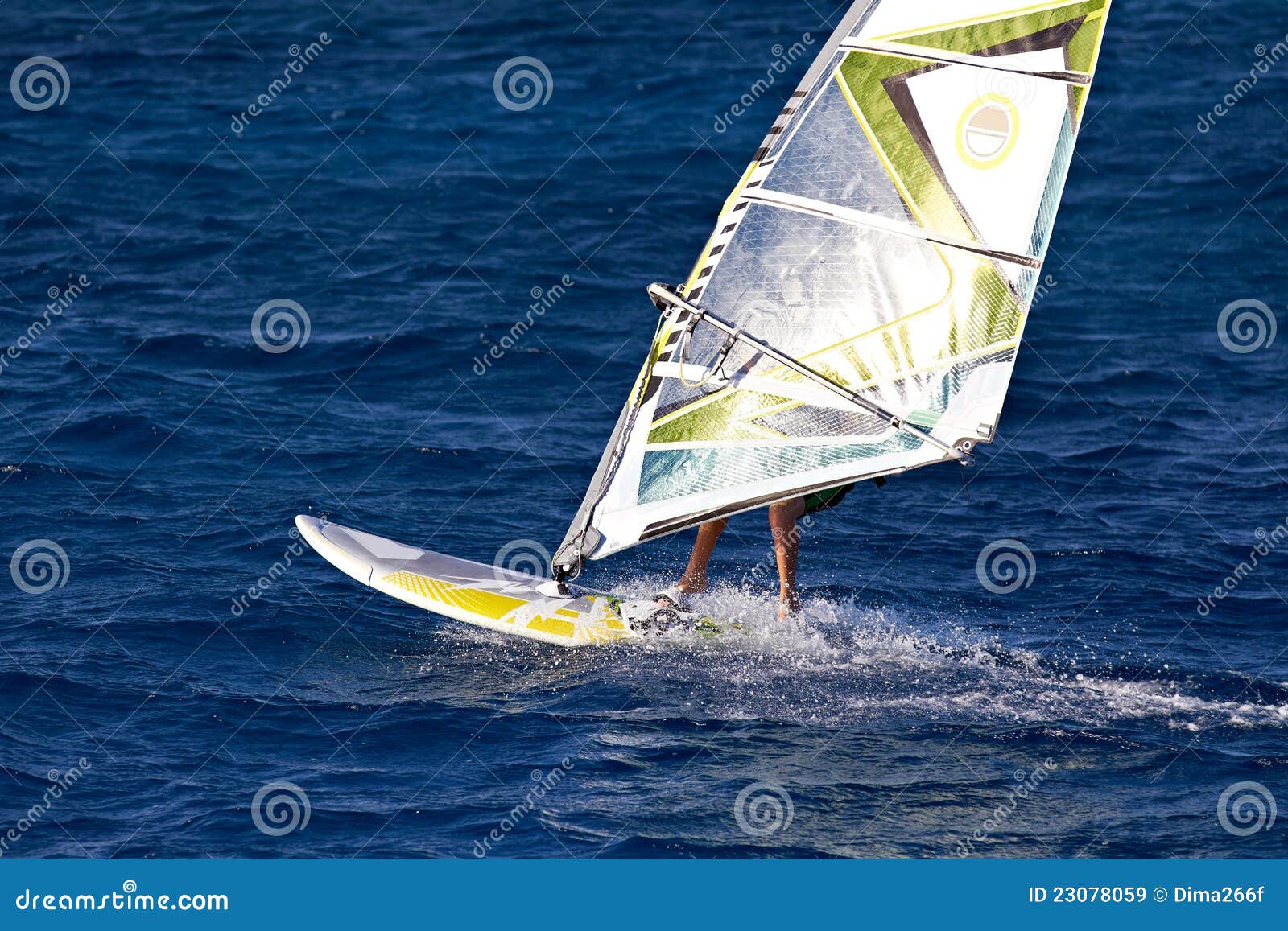 Windsurfer stock image. Image of surfboard, vacation - 23078059
