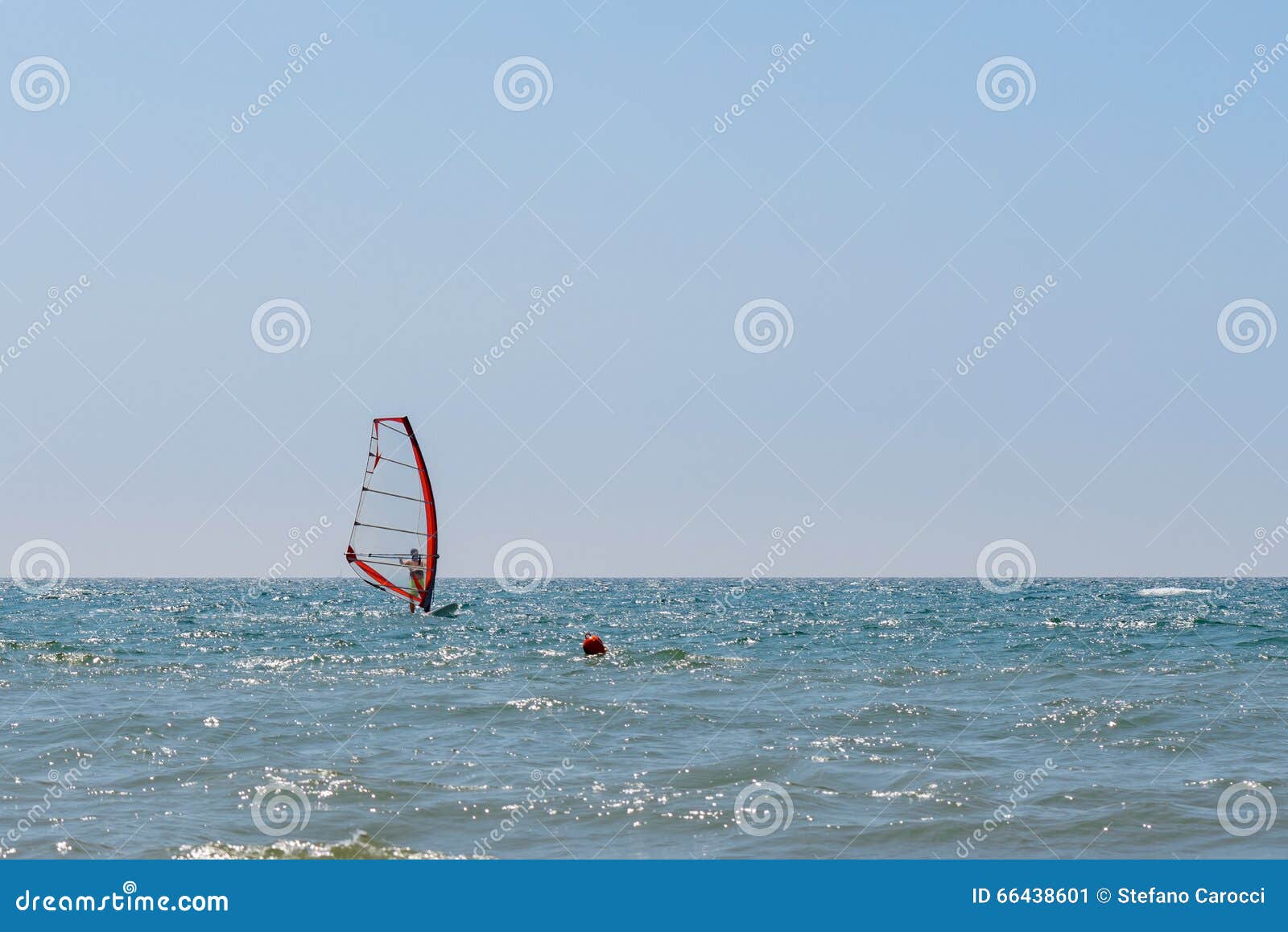 Windsurfer and boat stock image. Image of risk, vessel - 66438601
