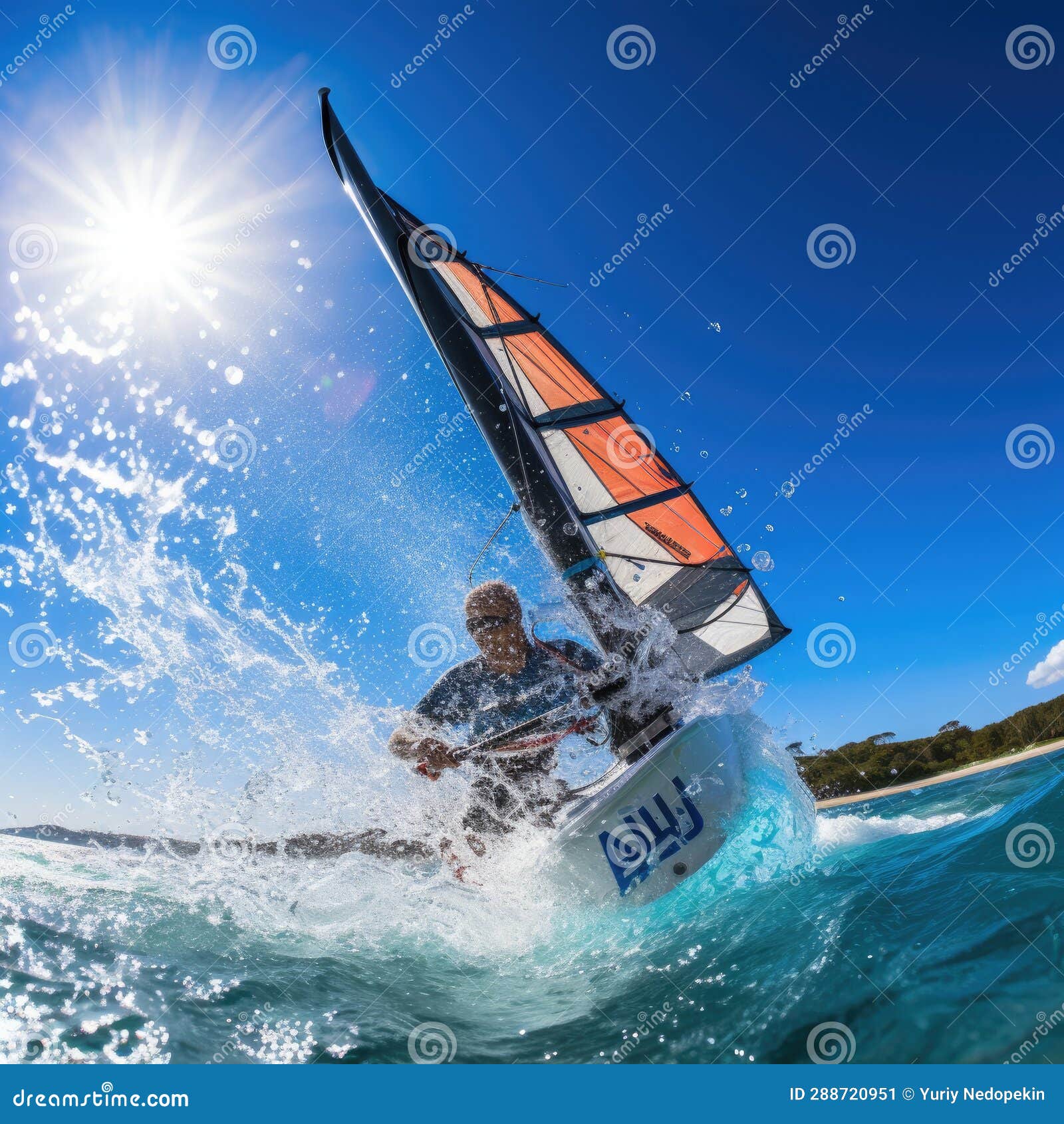 Exhilarating Experience of Windsurfing from a First-person Perspective ...