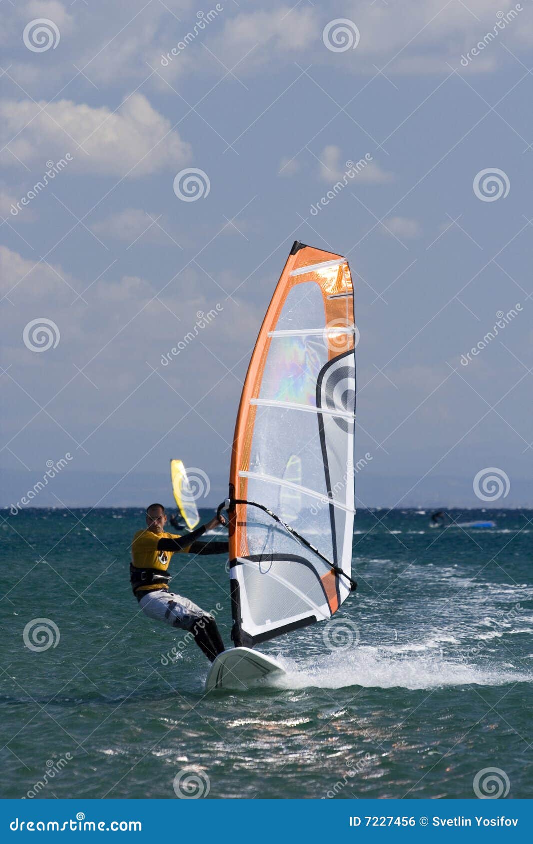 WINDSURFER-speed stock photo. Image of morning, active - 7227456