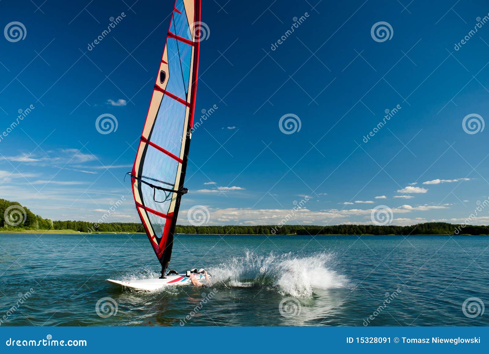 Windsurfing lessons stock image. Image of holiday, sunlight - 15328091