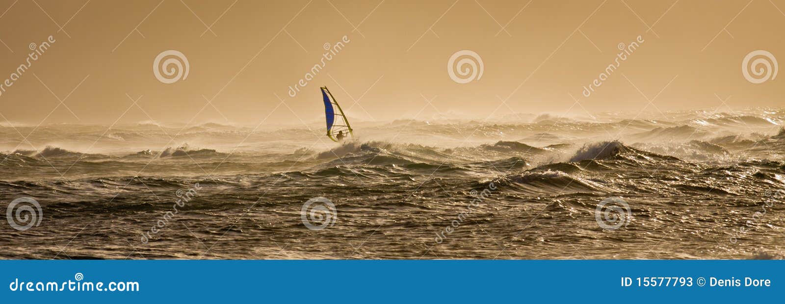 Windsurfing at sunset stock image. Image of vacations - 15577793