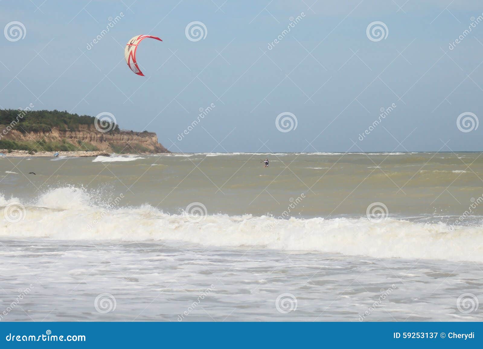 Windsurfing editorial photography. Image of scenic, sail - 59253137