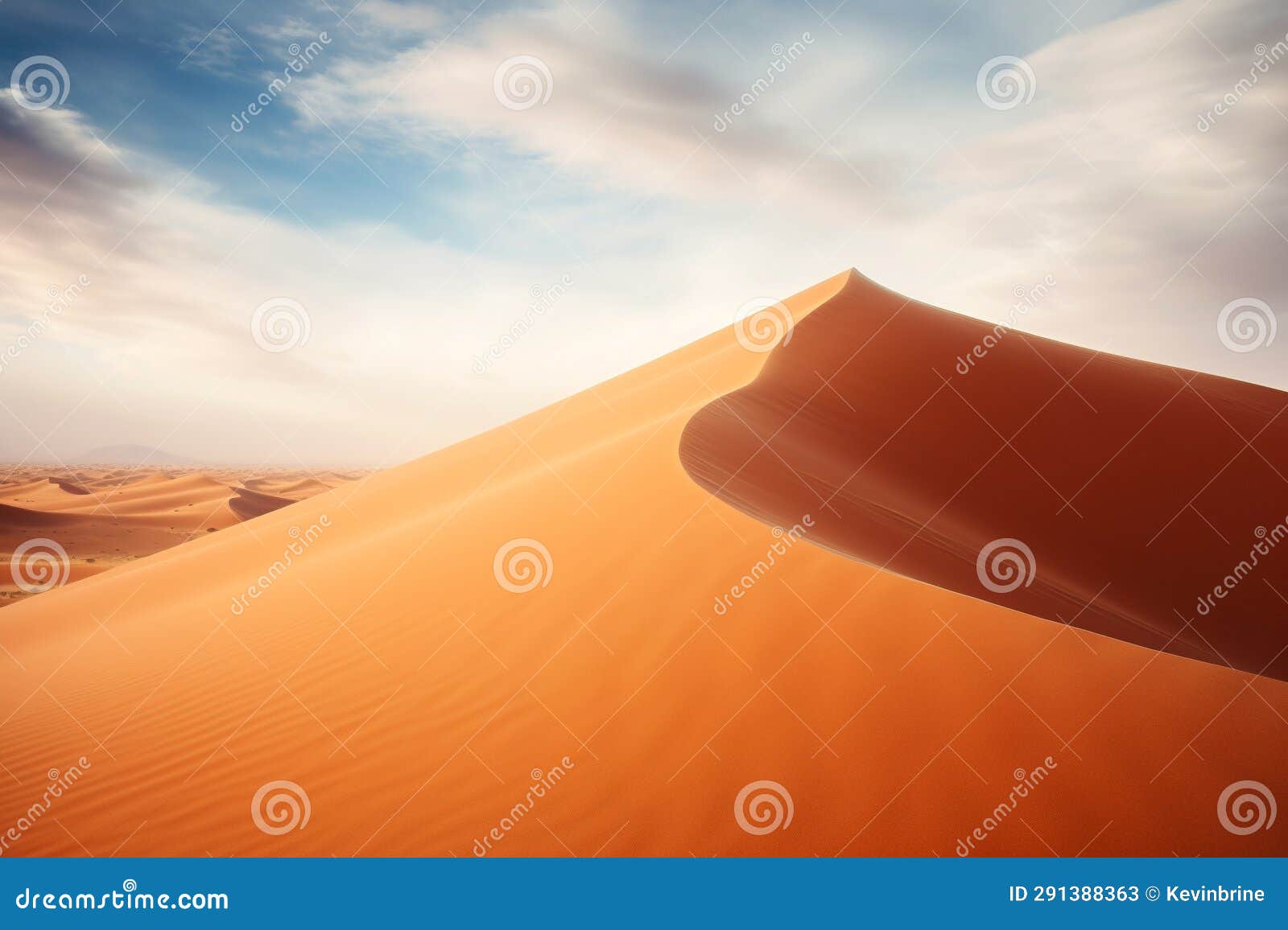Windswept Desert Sand Dune stock illustration. Illustration of trip ...