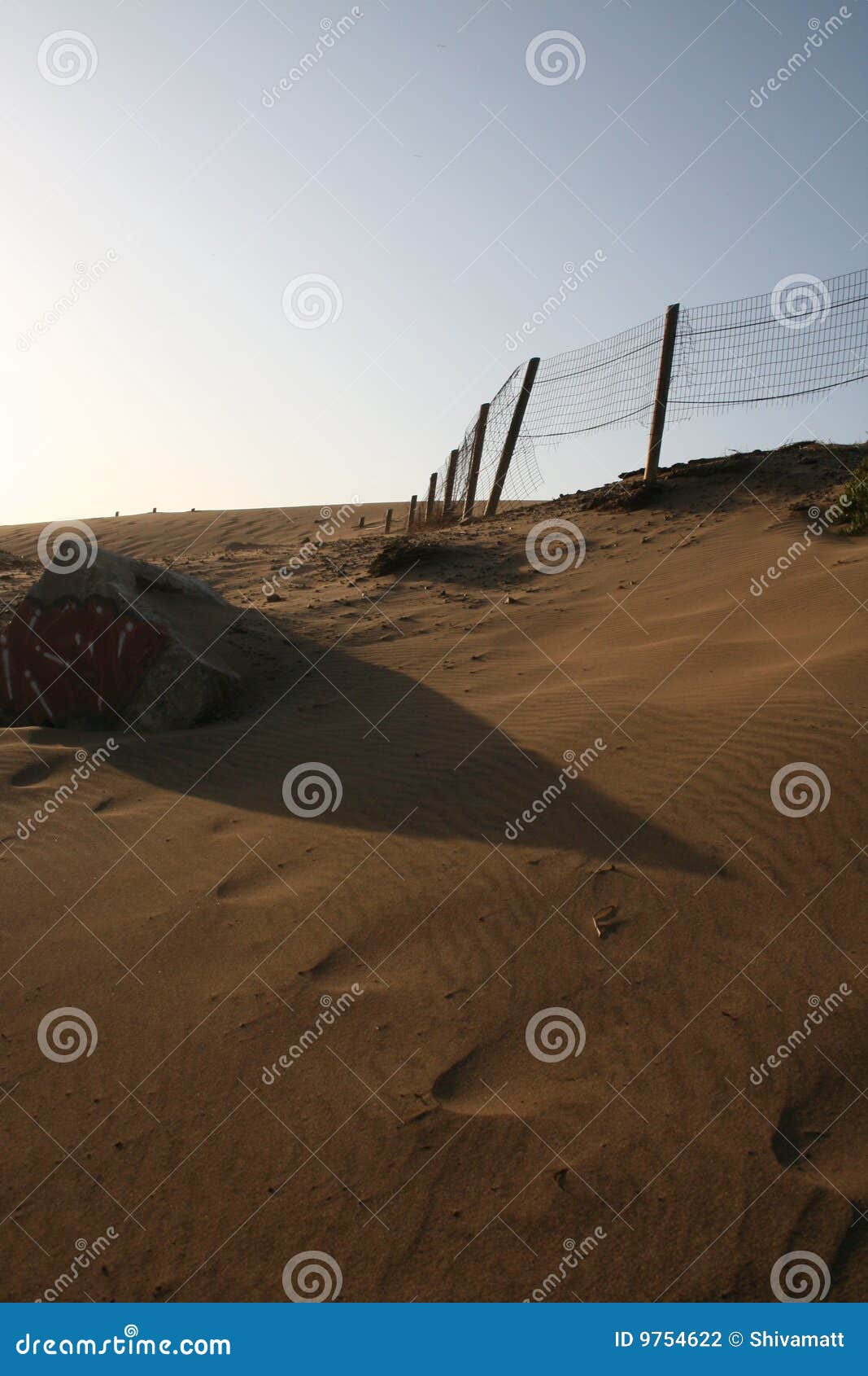 Windswept sand dunes stock photo. Image of beach, ripples - 9754622