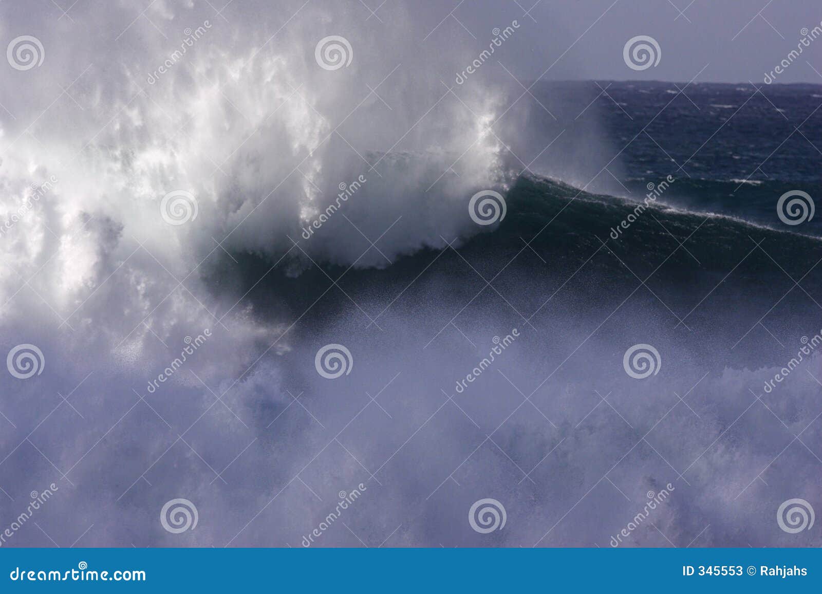 Windswept wave stock image. Image of hawaii, wave, sunlit - 345553