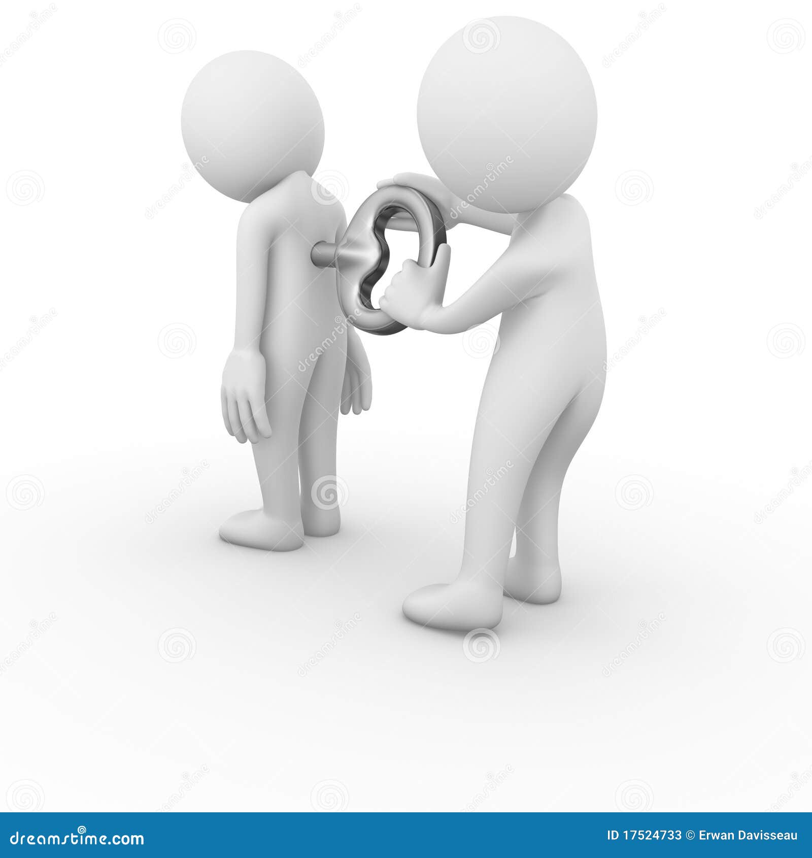 Windup man toy stock illustration. Illustration of concept - 17524733