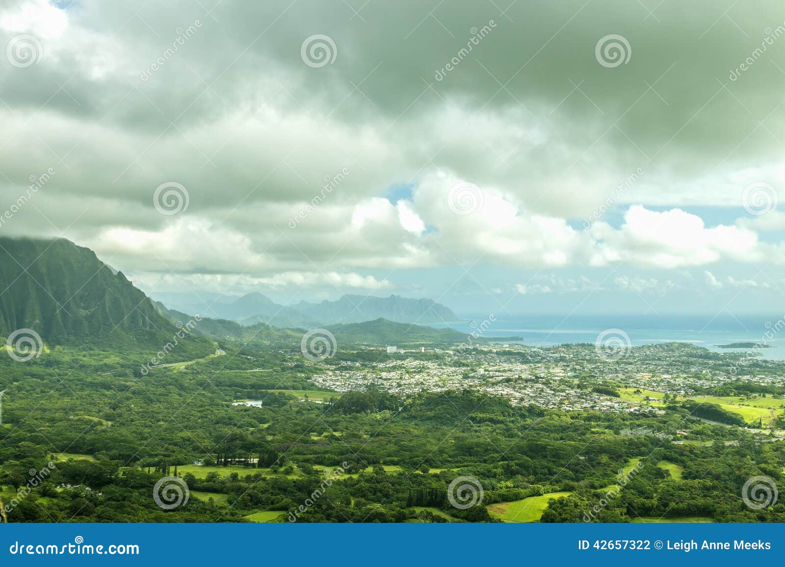 Windward Oahu stock photo. Image of hawaiian, ocean, landscape - 42657322