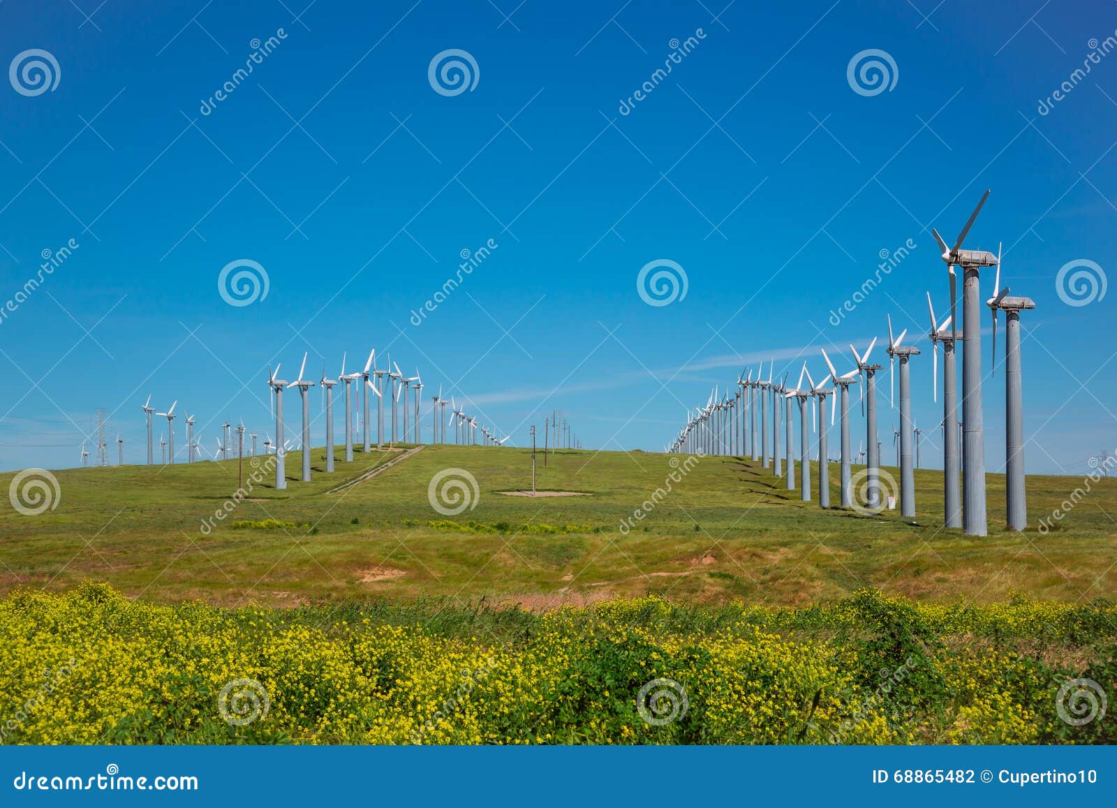 Windwill stock photo. Image of power, farm, windmill - 68865482