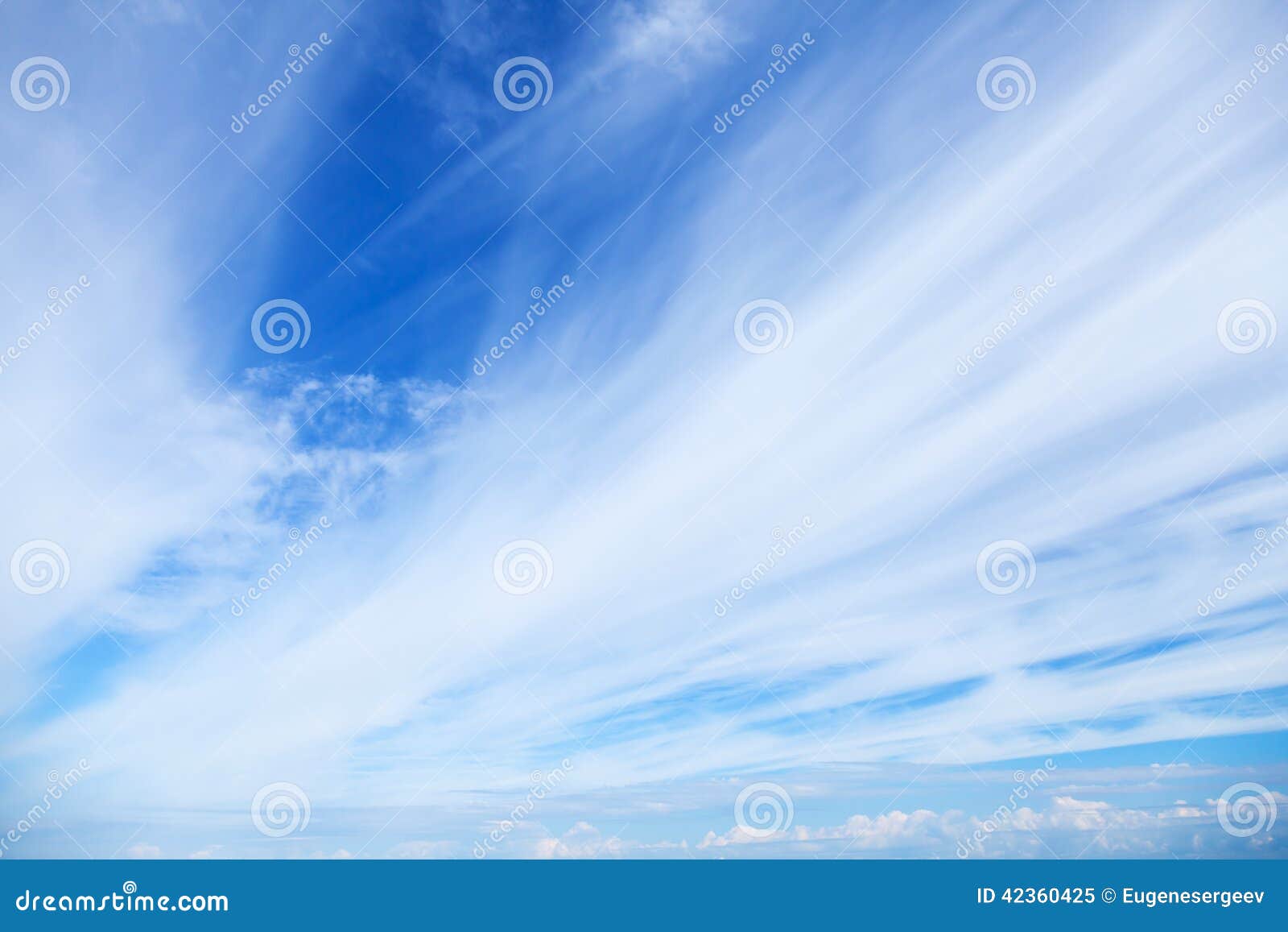 Windy Clouds on the Blue Sky. Background Texture Stock Image - Image of ...