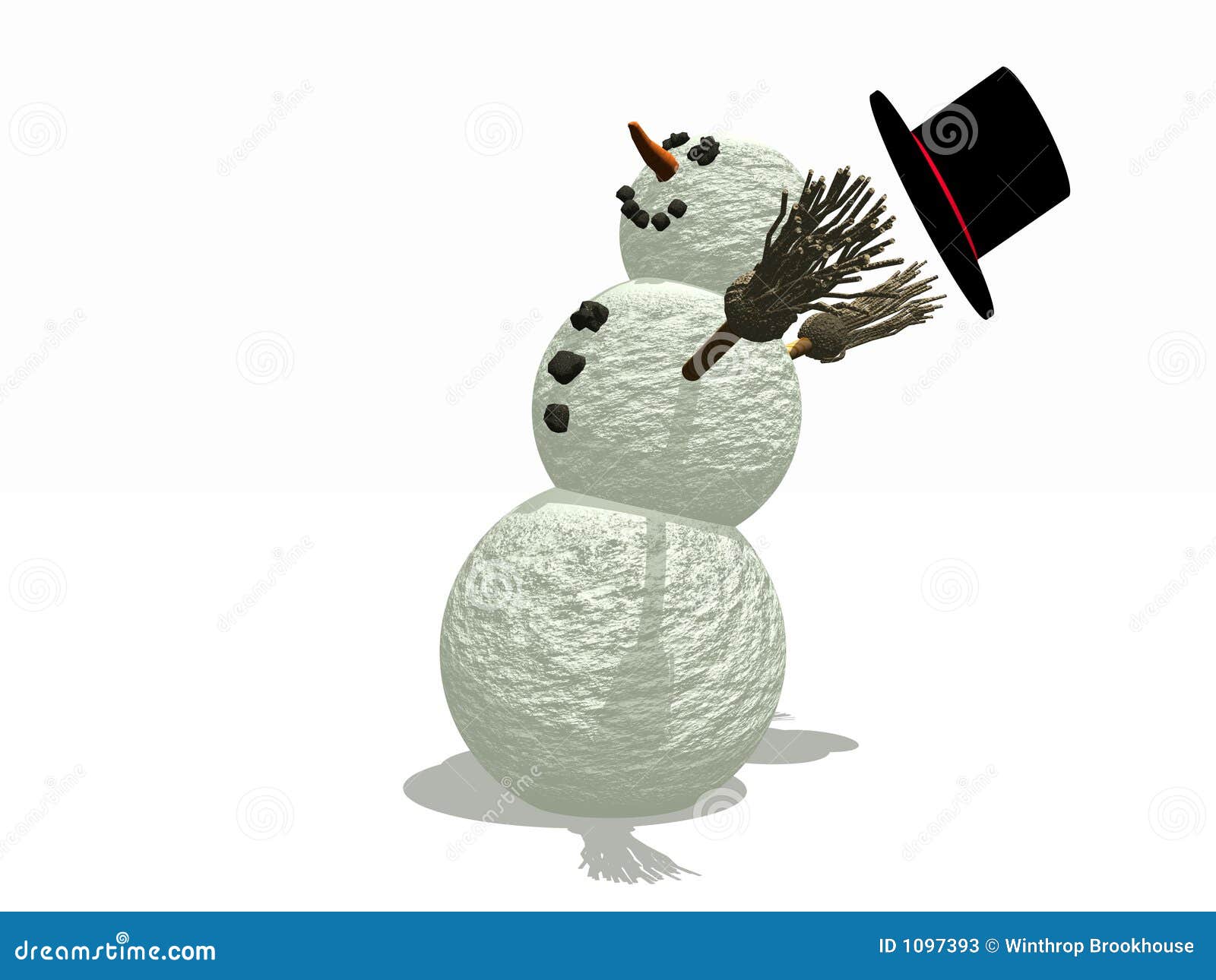Windy Day stock illustration. Illustration of snow, holidays - 1097393