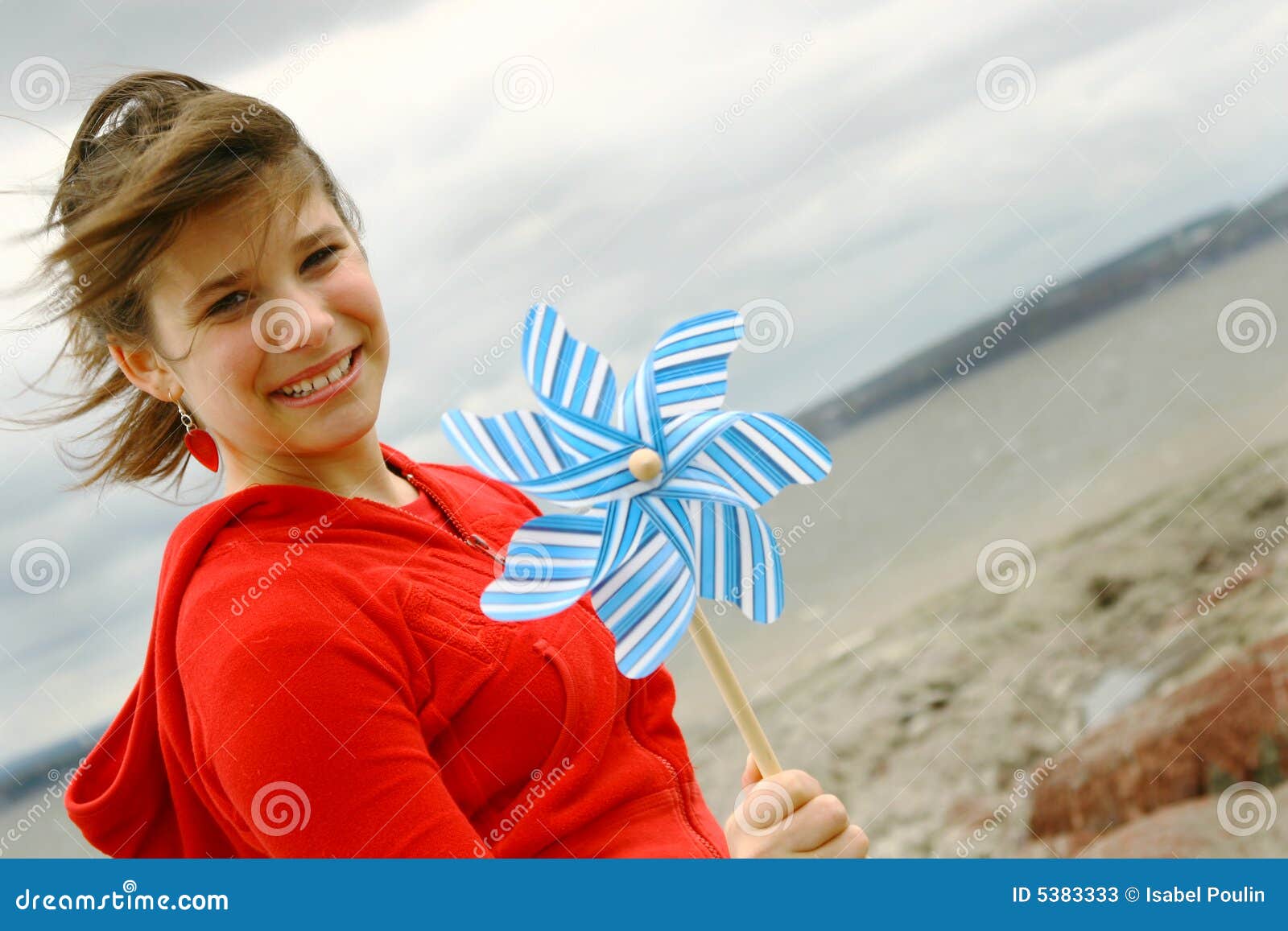 Windy day stock image. Image of expressionfreedom, colorful - 5383333