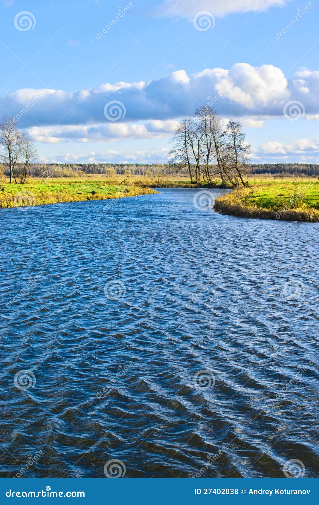 Windy day. Late autumn stock photo. Image of autumn, field - 27402038