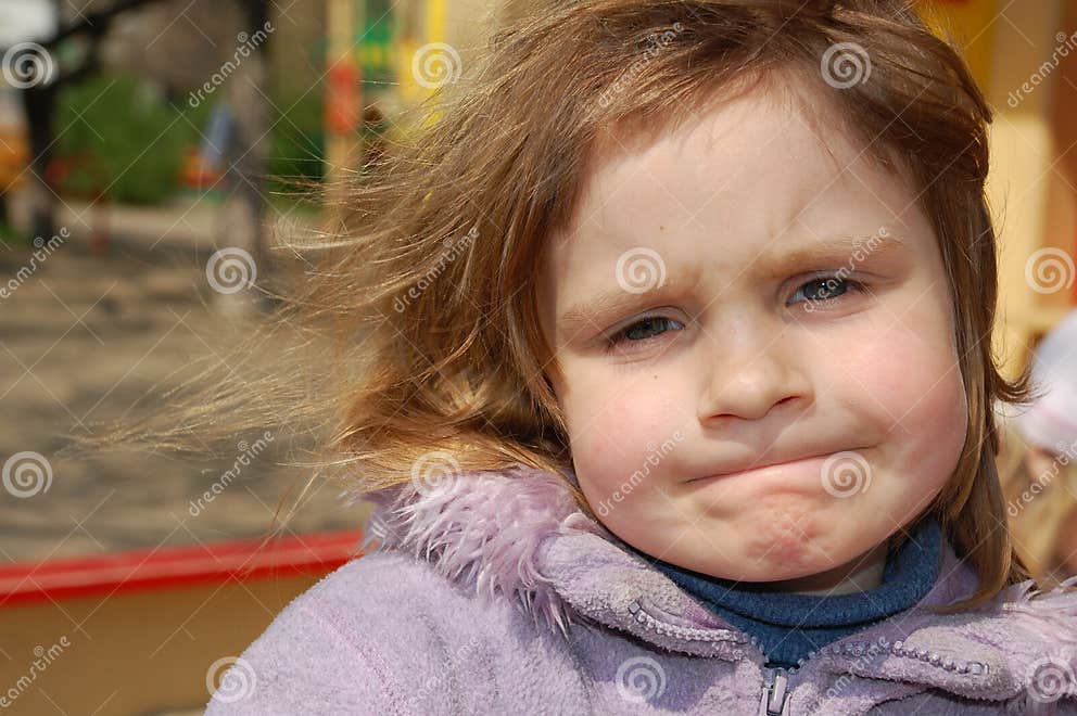 Windy girl stock image. Image of human, family, child - 4930085