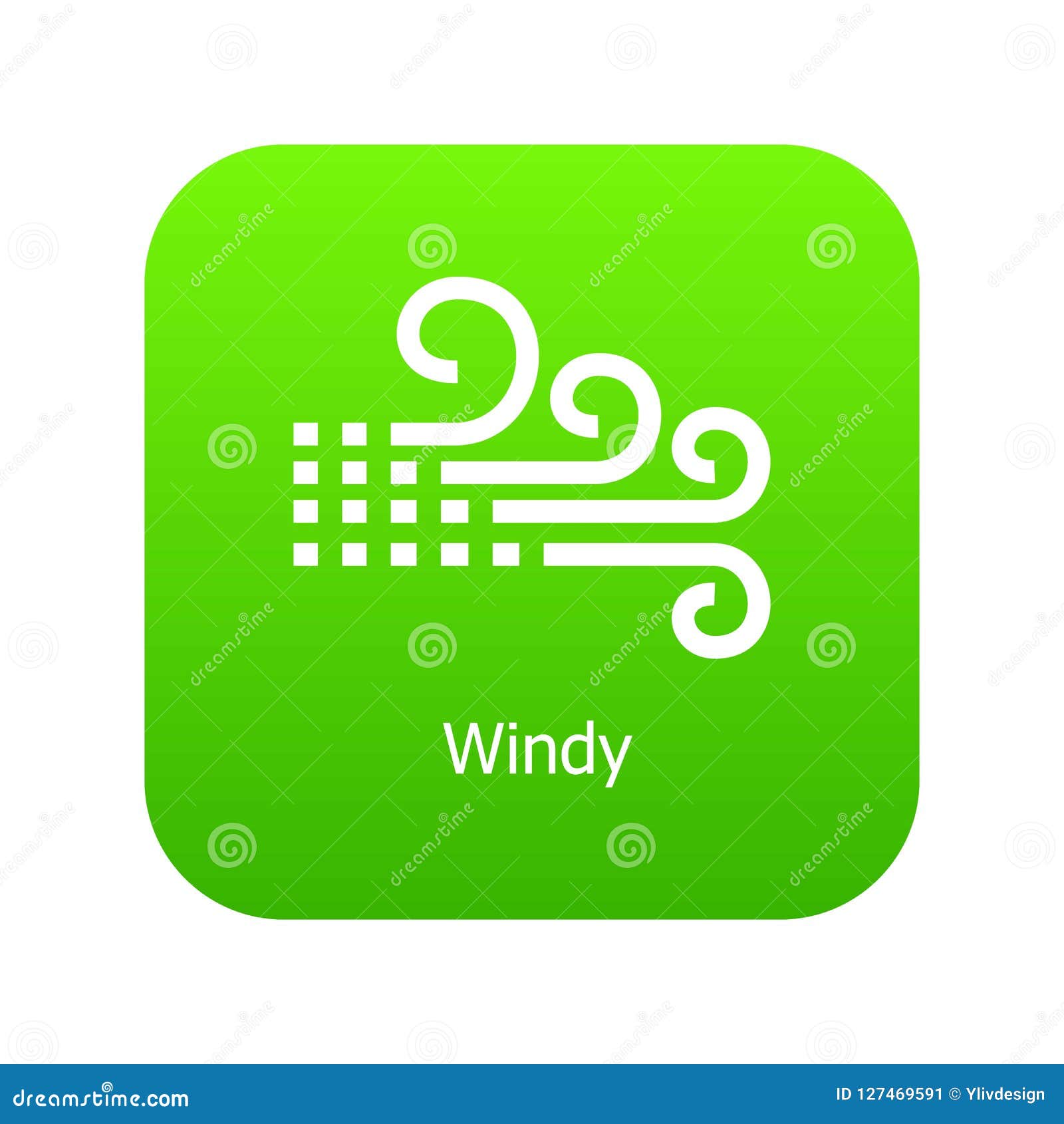 Windy Day Icon Vector Illustration | CartoonDealer.com #56779652