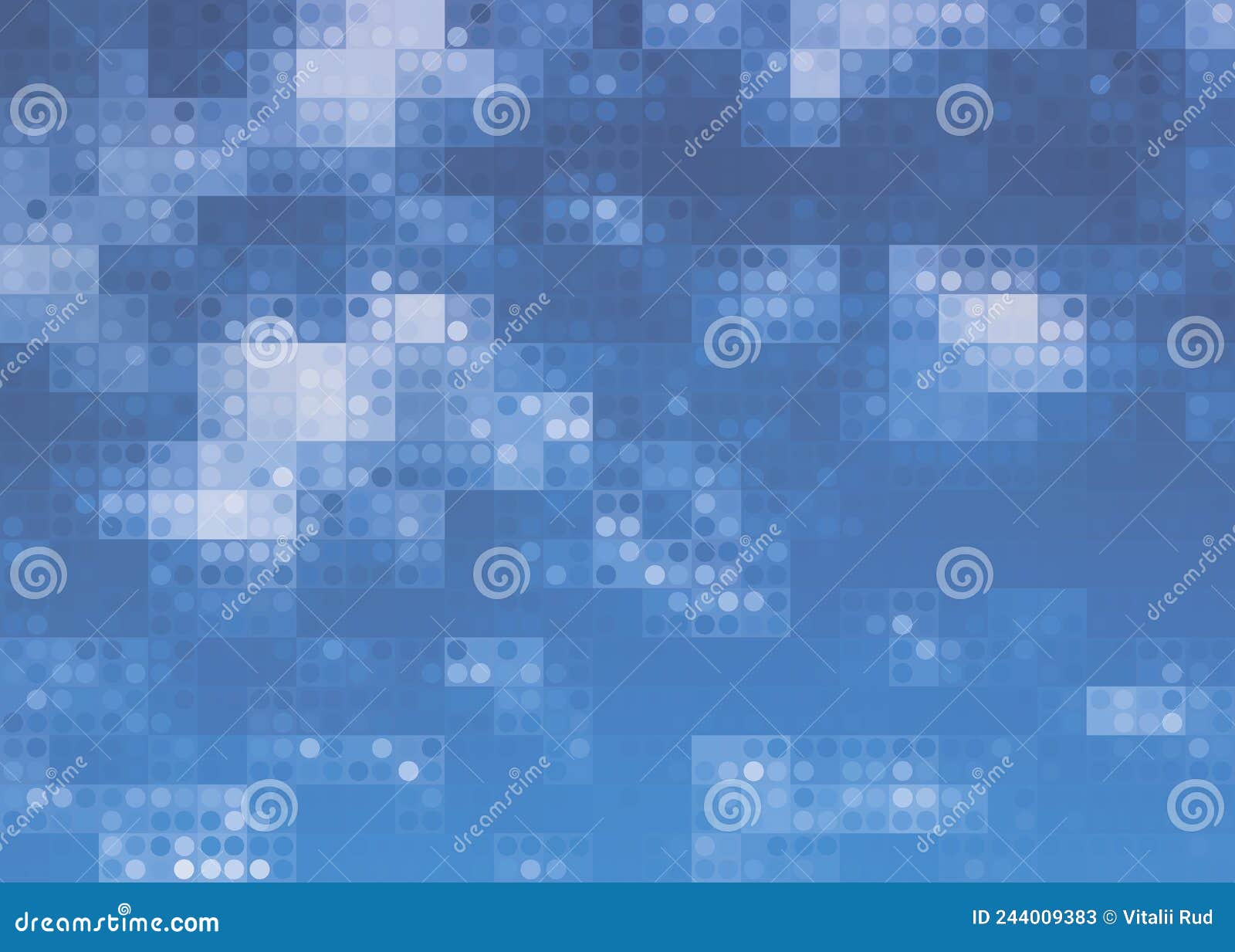 Windy Image of Blue Sky with Clouds Stock Vector - Illustration of ...