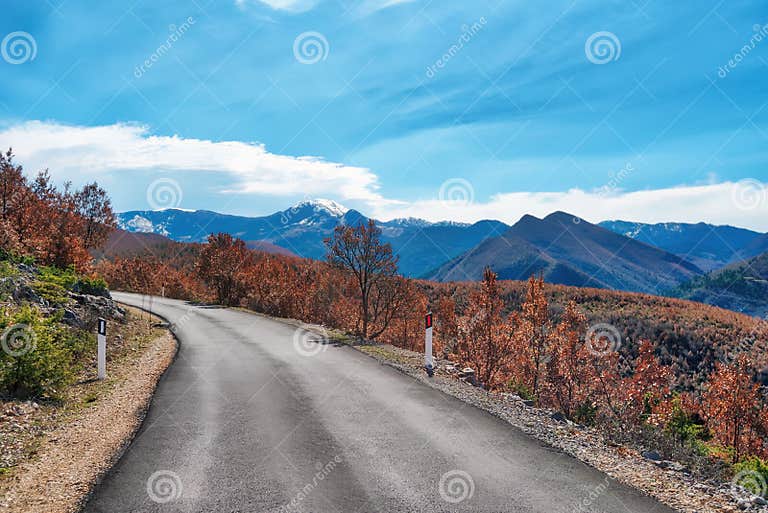 Windy Road in the Albanian Alps Stock Image - Image of blue, balkans ... Windy Road in the Albanian Alps Stock Image - Image of blue, balkans ...