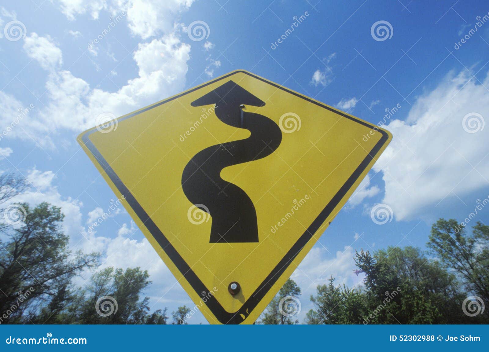 Windy Road Sign In Patagonia Stock Image | CartoonDealer.com #12132343