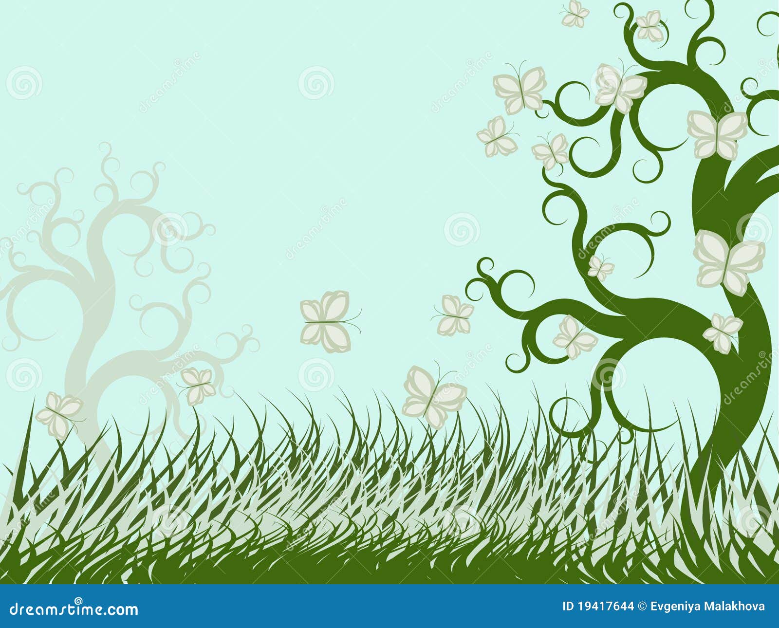 Windy scene stock vector. Illustration of environment - 19417644