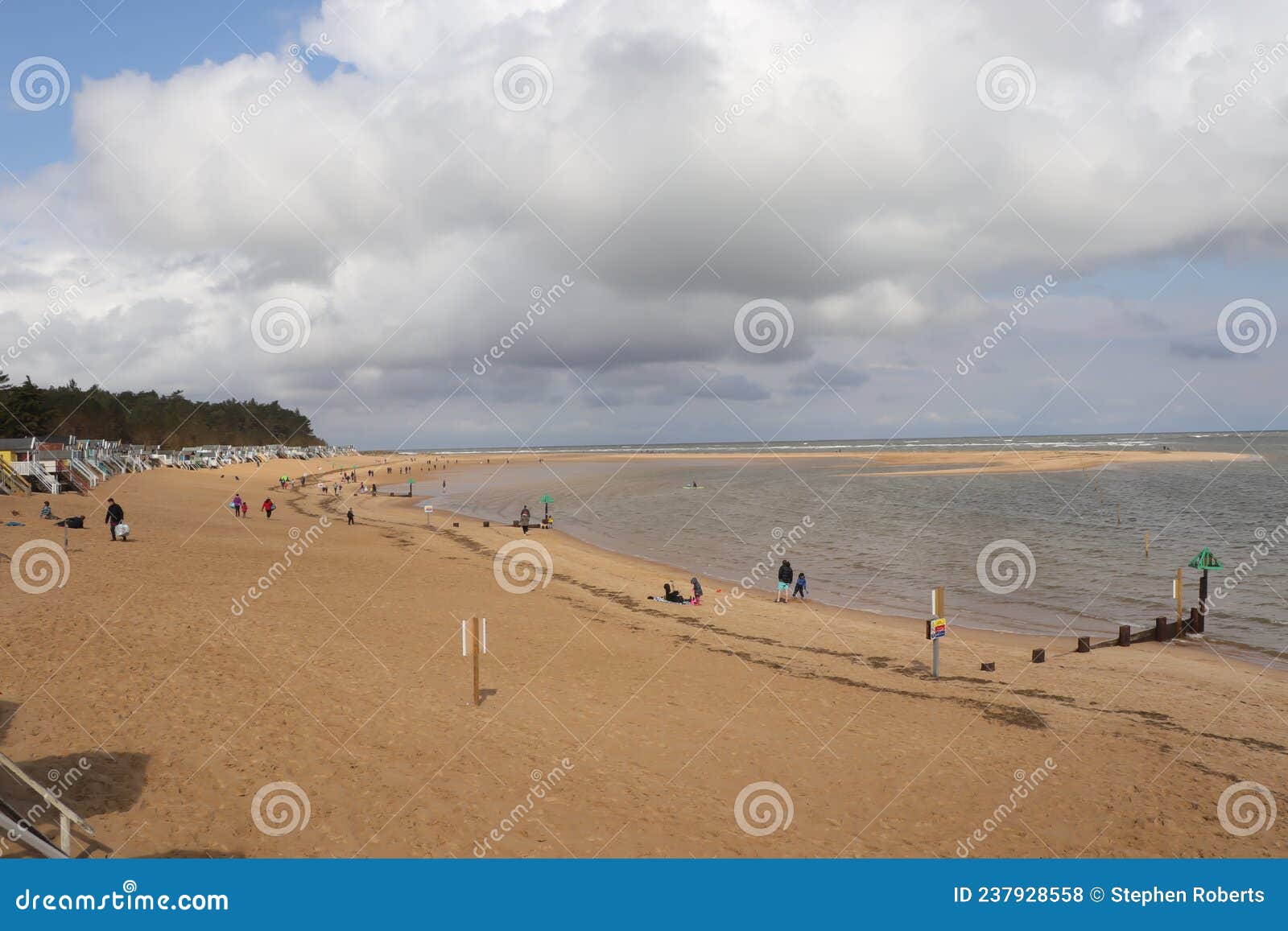 A Windy Spring Day at Wells-next-the-sea in Norfolk Editorial Stock ...