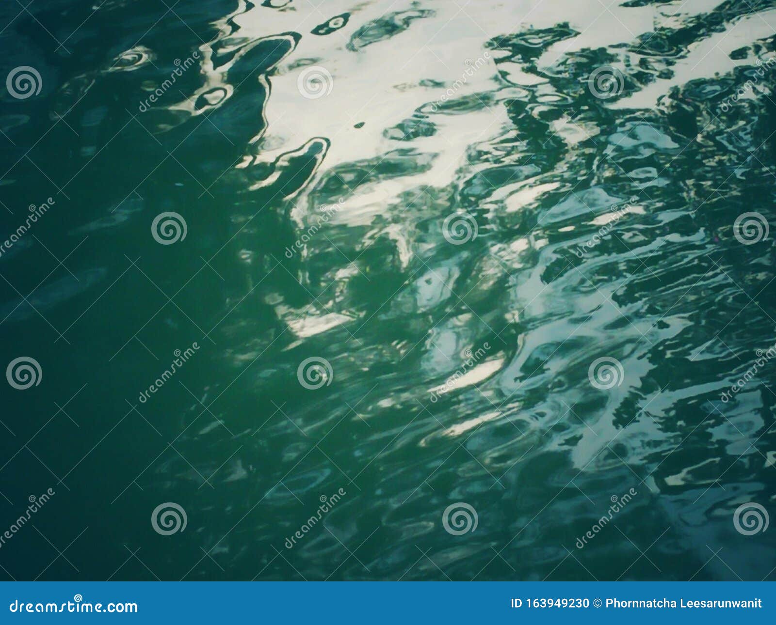 Windy Water Surface with Wave and Shadow Stock Photo - Image of nature ...