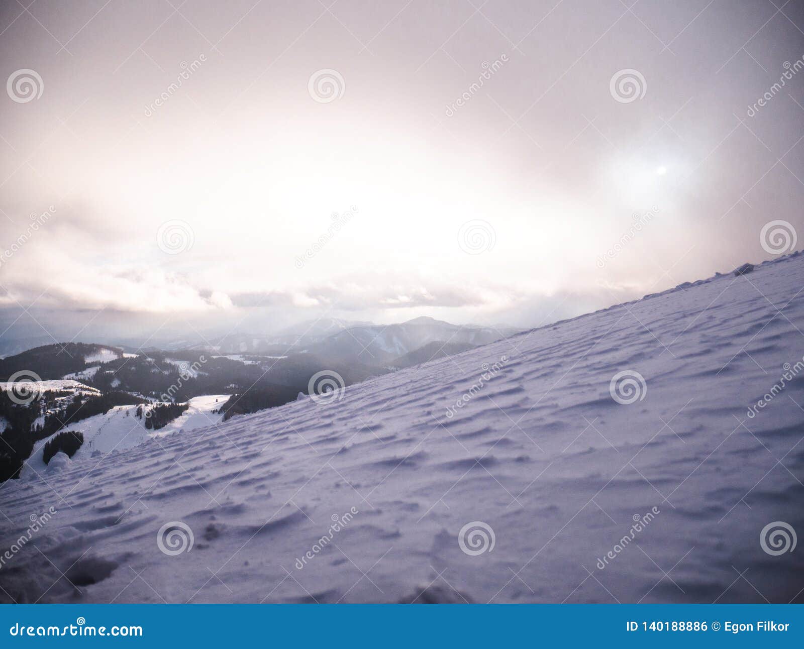 Windy Weather in the Mountains Stock Photo - Image of wind, windy ...