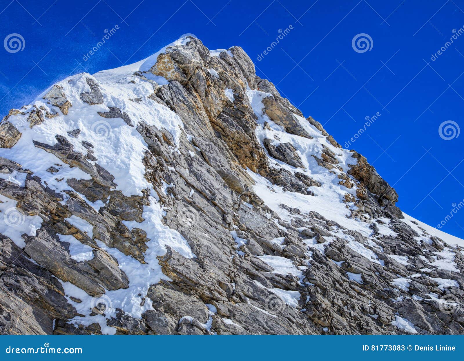 Windy Winter Day in the Swiss Alps Stock Image - Image of blue, white ... Windy Winter Day in the Swiss Alps Stock Image - Image of blue, white ...