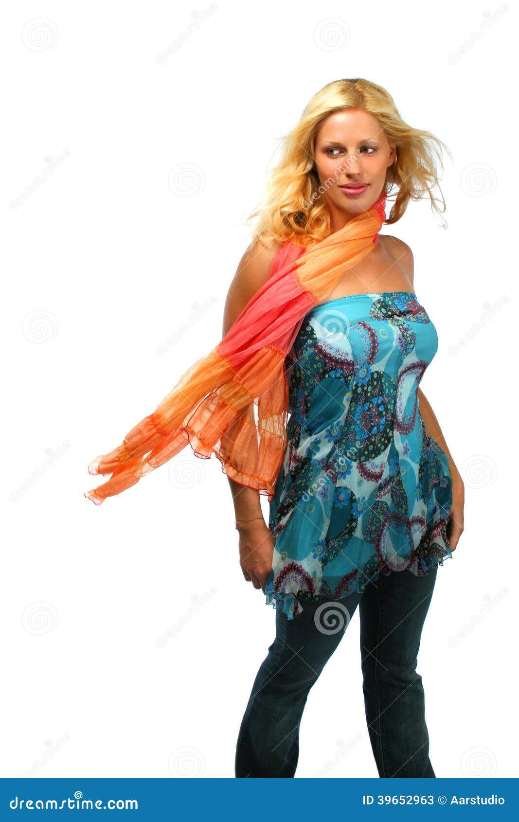 Windy woman s portrait stock image. Image of glamorous - 39652963