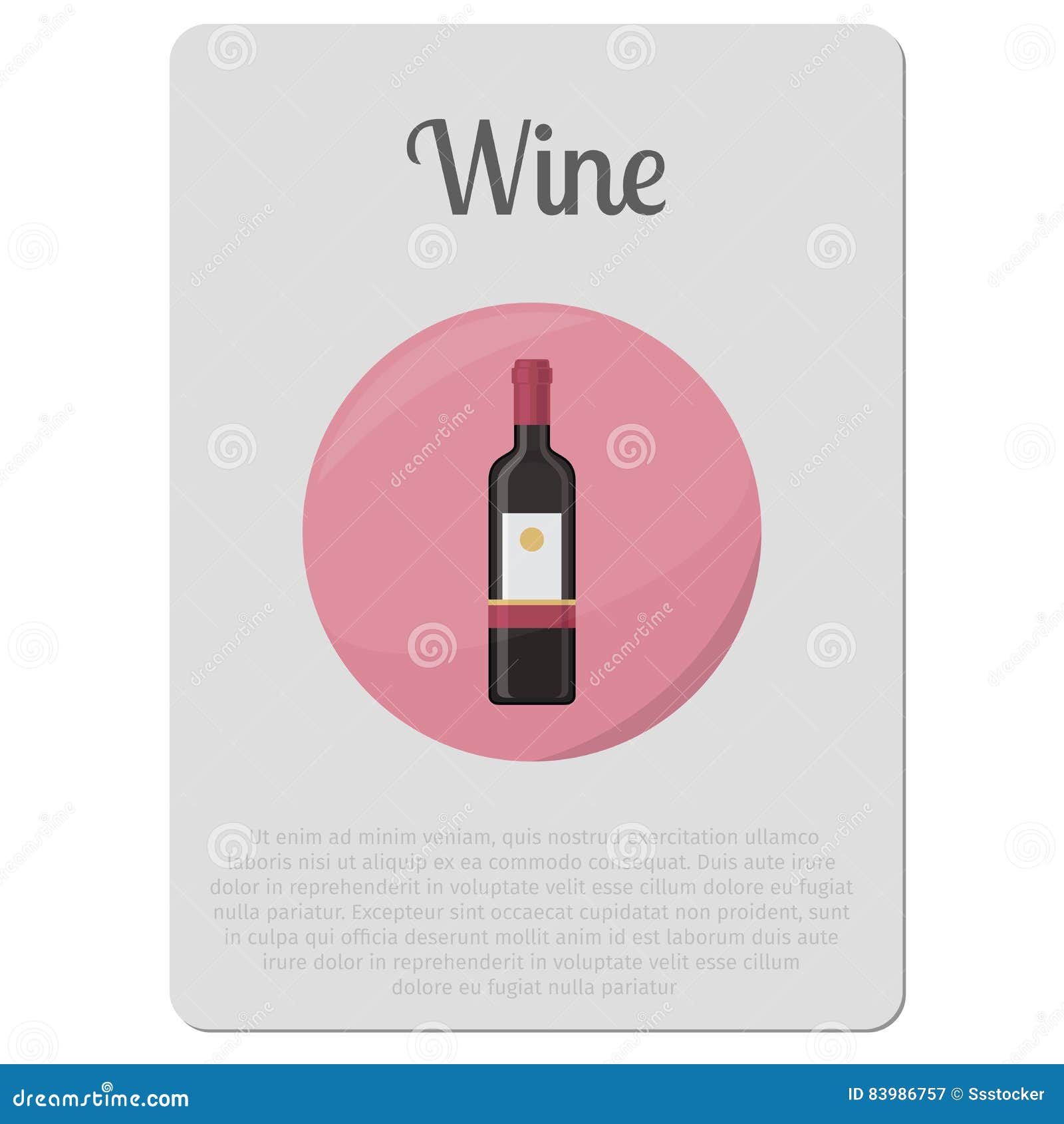 Wine Alcohol Bottle Sticker Stock Vector - Illustration of nature ...