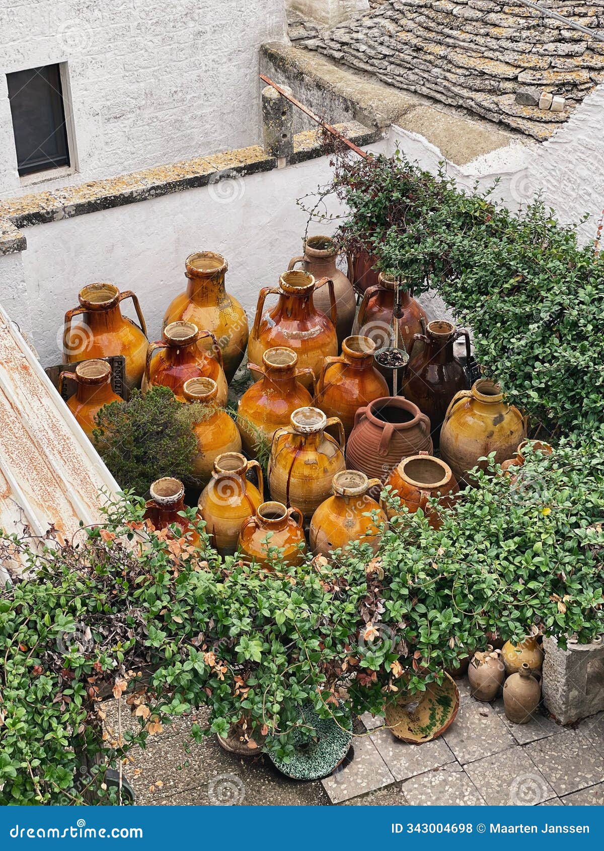 Wine amphora stock photo. Image of collection, wine - 343004698