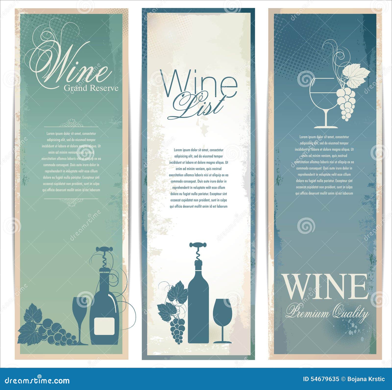 Wine banner collection stock illustration. Illustration of leaf - 54679635