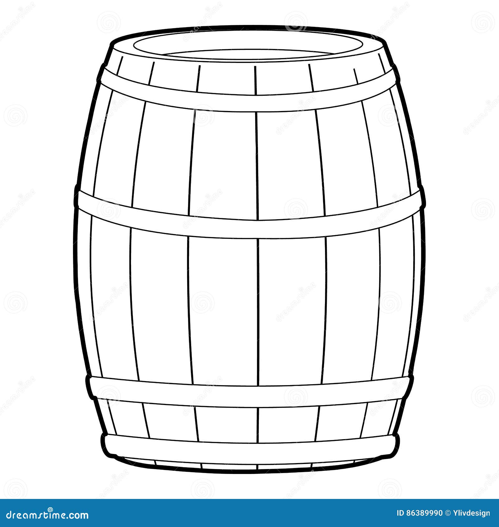 Wine Barrel Vector