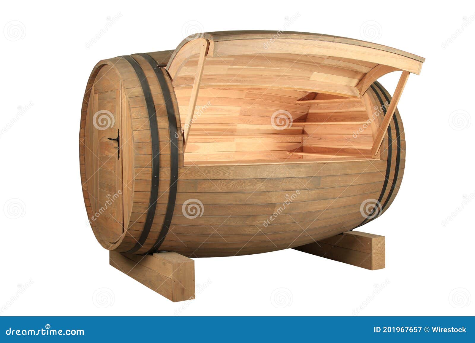 Wine Barrel Isolated on a White Background Stock Image - Image of glass ...