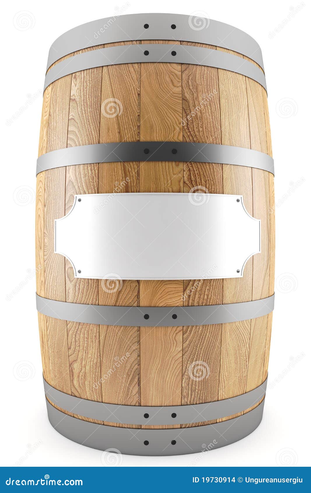 Wine barrel with label stock illustration. Illustration of rathskeller ...