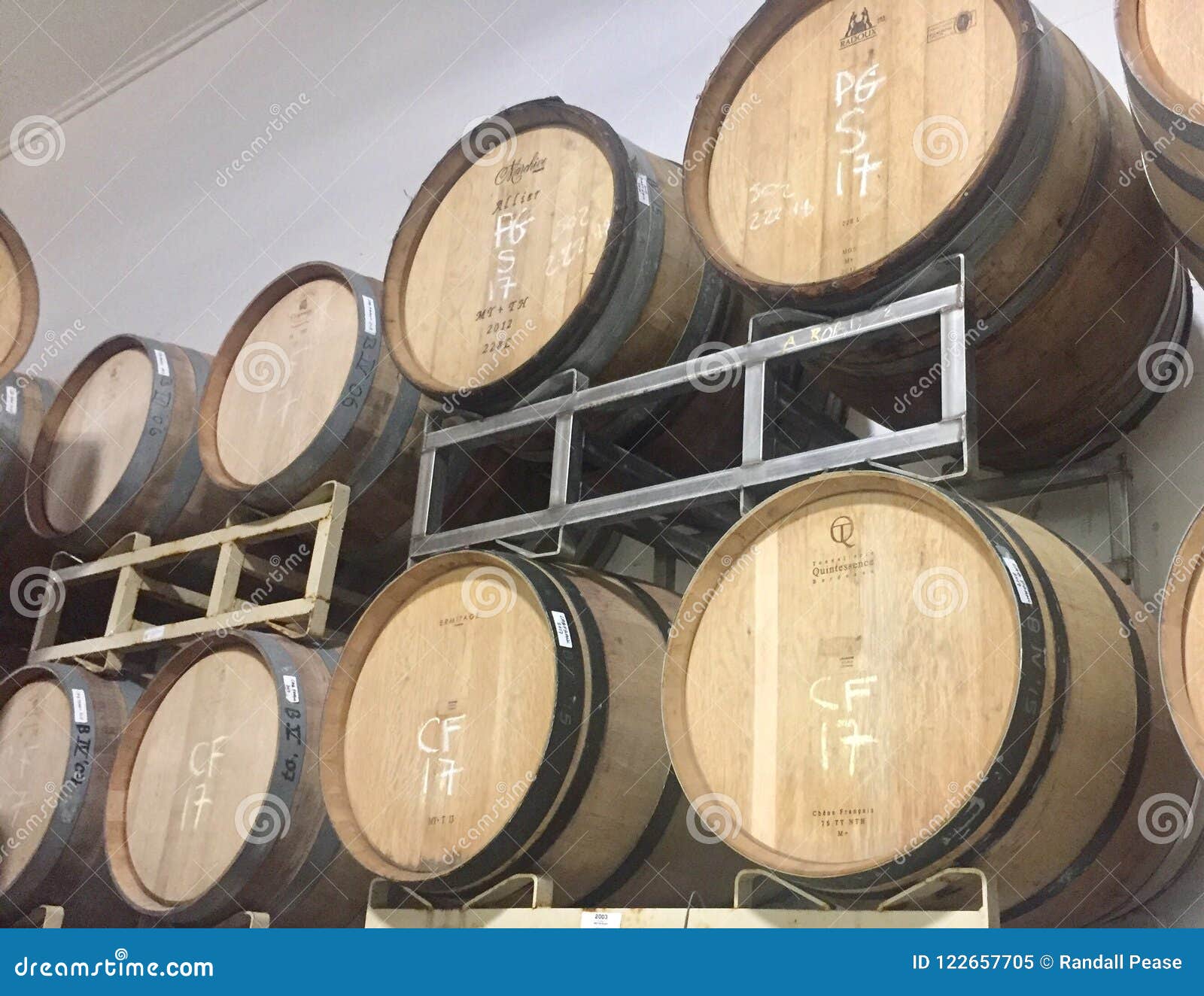 Wine barrels editorial image. Image of white, barrels - 122657705