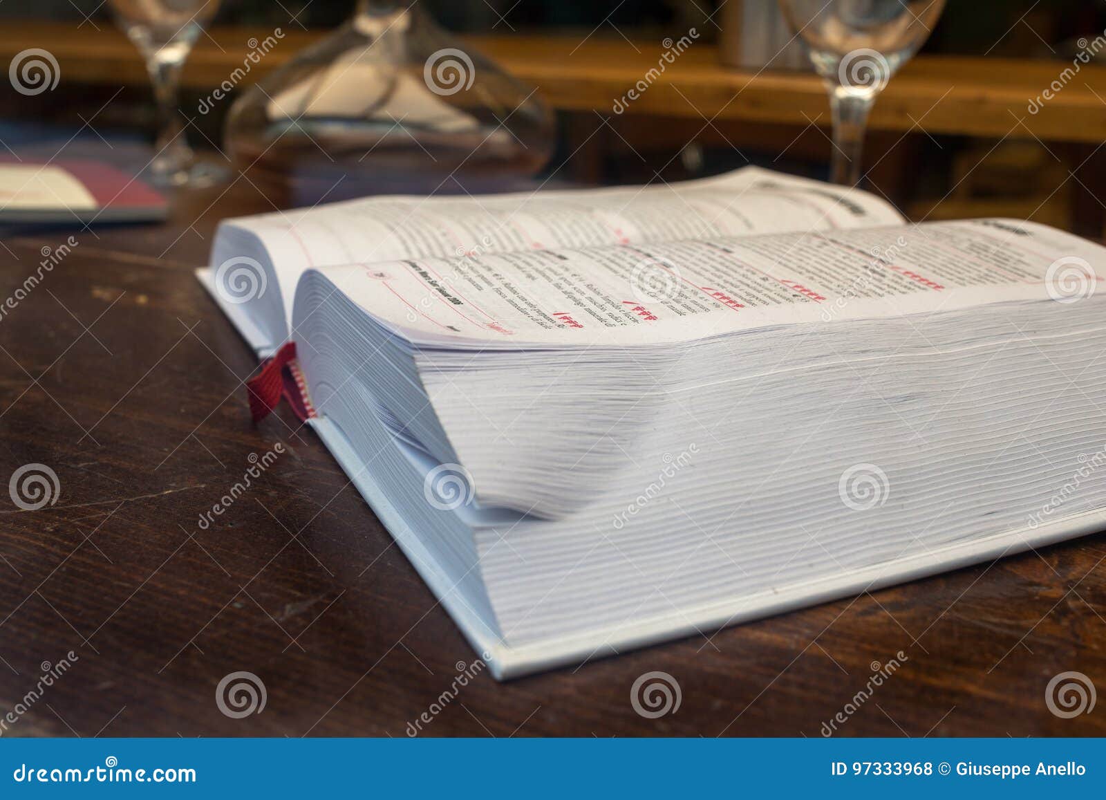 Wine book stock photo. Image of study, wine, drink, open - 97333968