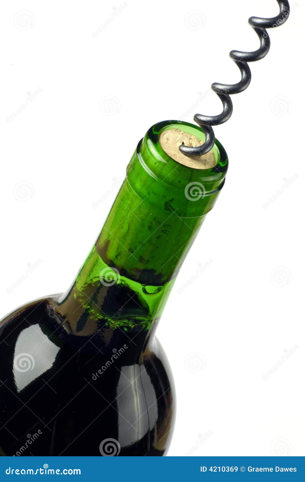 Wine Bottle Being Opened Picture. Image: 4210369