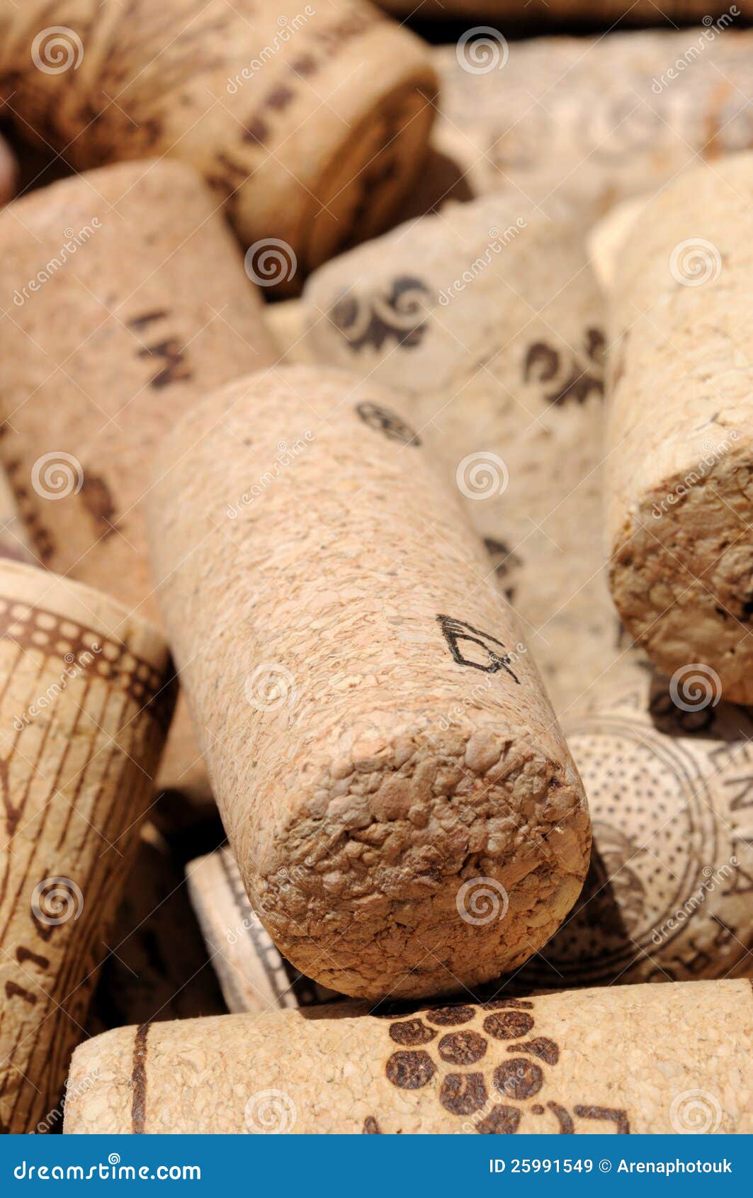 Wine bottle corks. stock image. Image of cork, bottle - 25991549