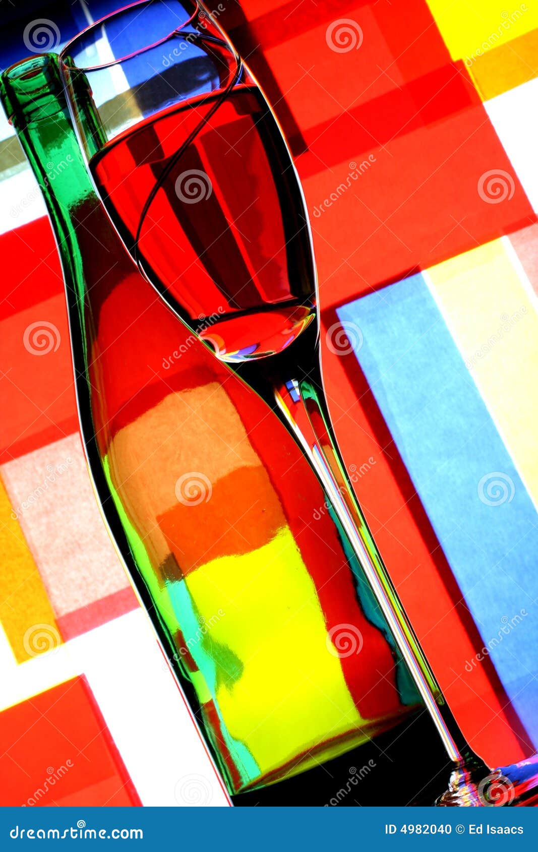 Wine Bottle & Glass Abstract Stock Photo - Image of white, imagination ...