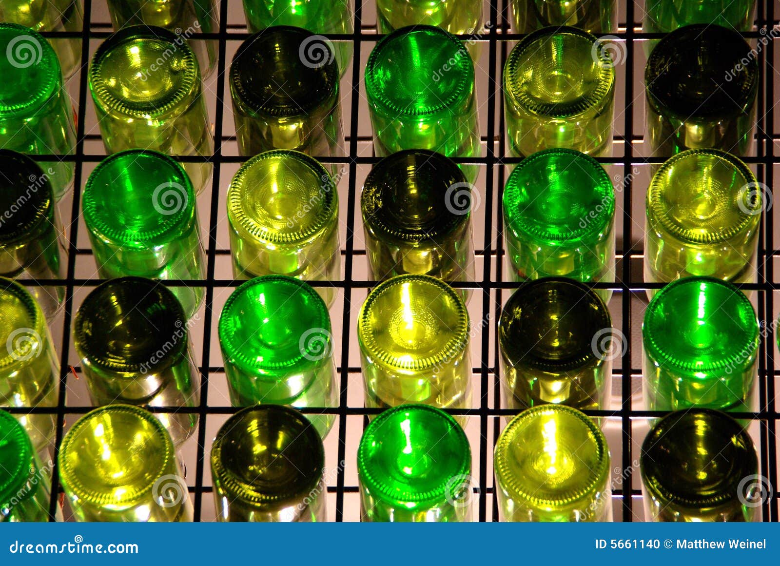 Wine Bottle Wall Matrix stock photo. Image of clear, arrangement - 5661140