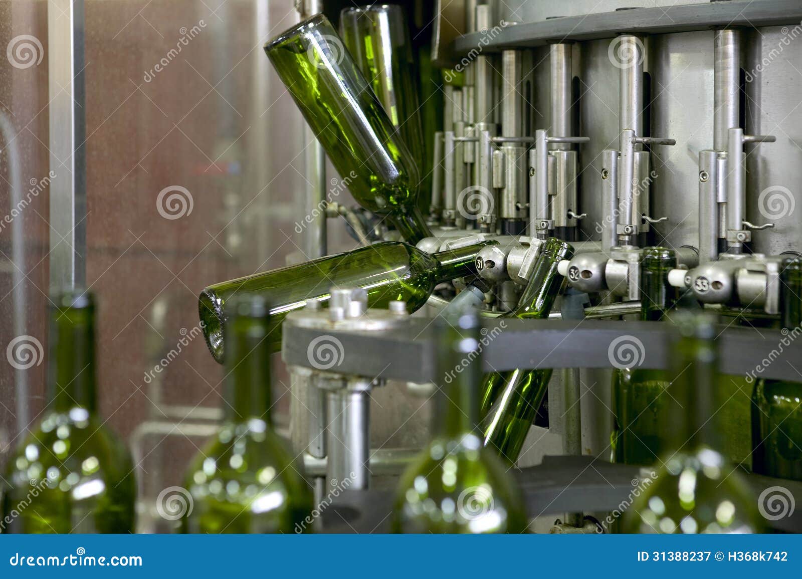 Wine bottling plant stock image. Image of bottle, plant - 31388237