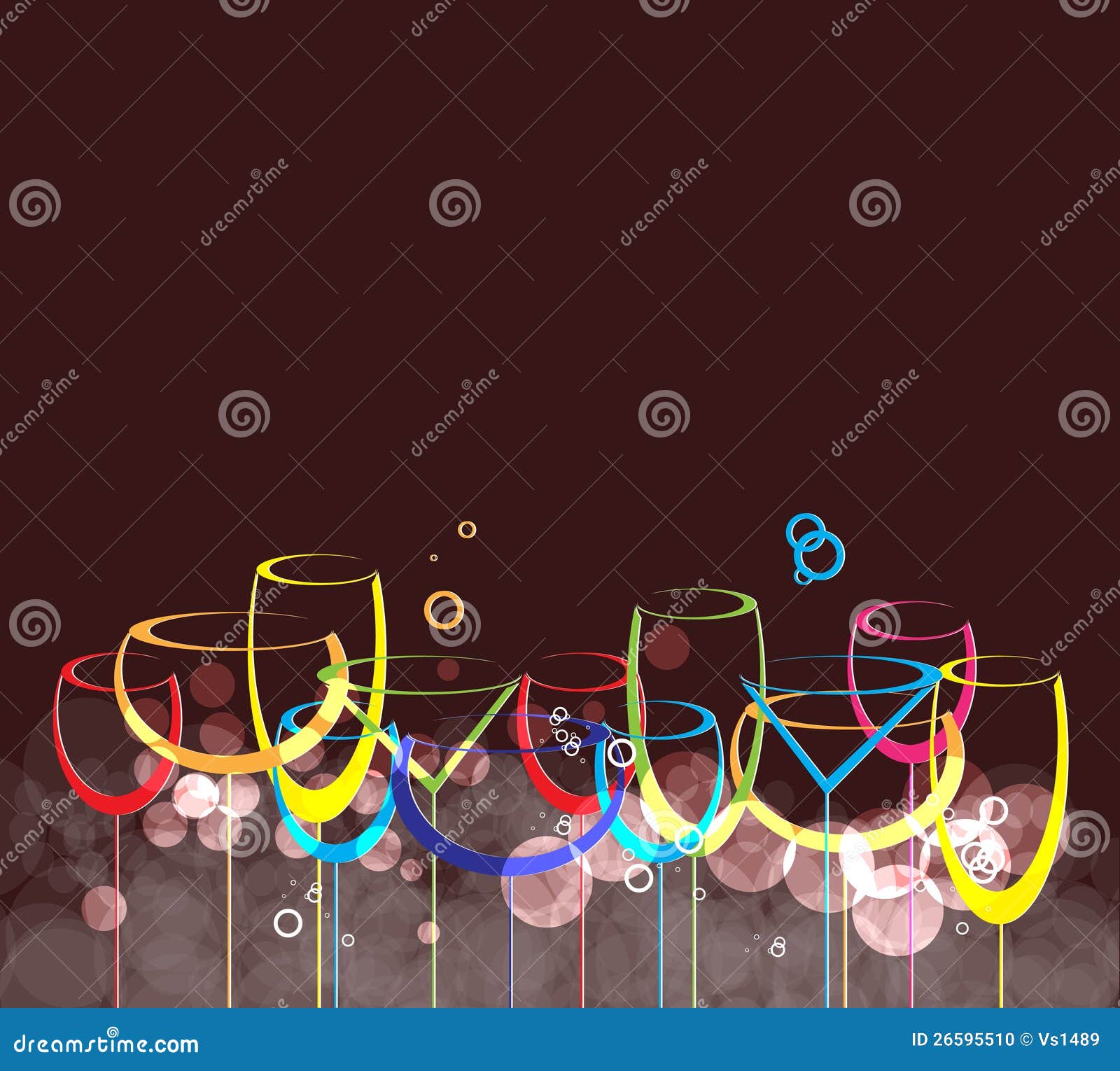 Wine Card Background Alcohol Drink Glass1 Stock Vector - Illustration ...