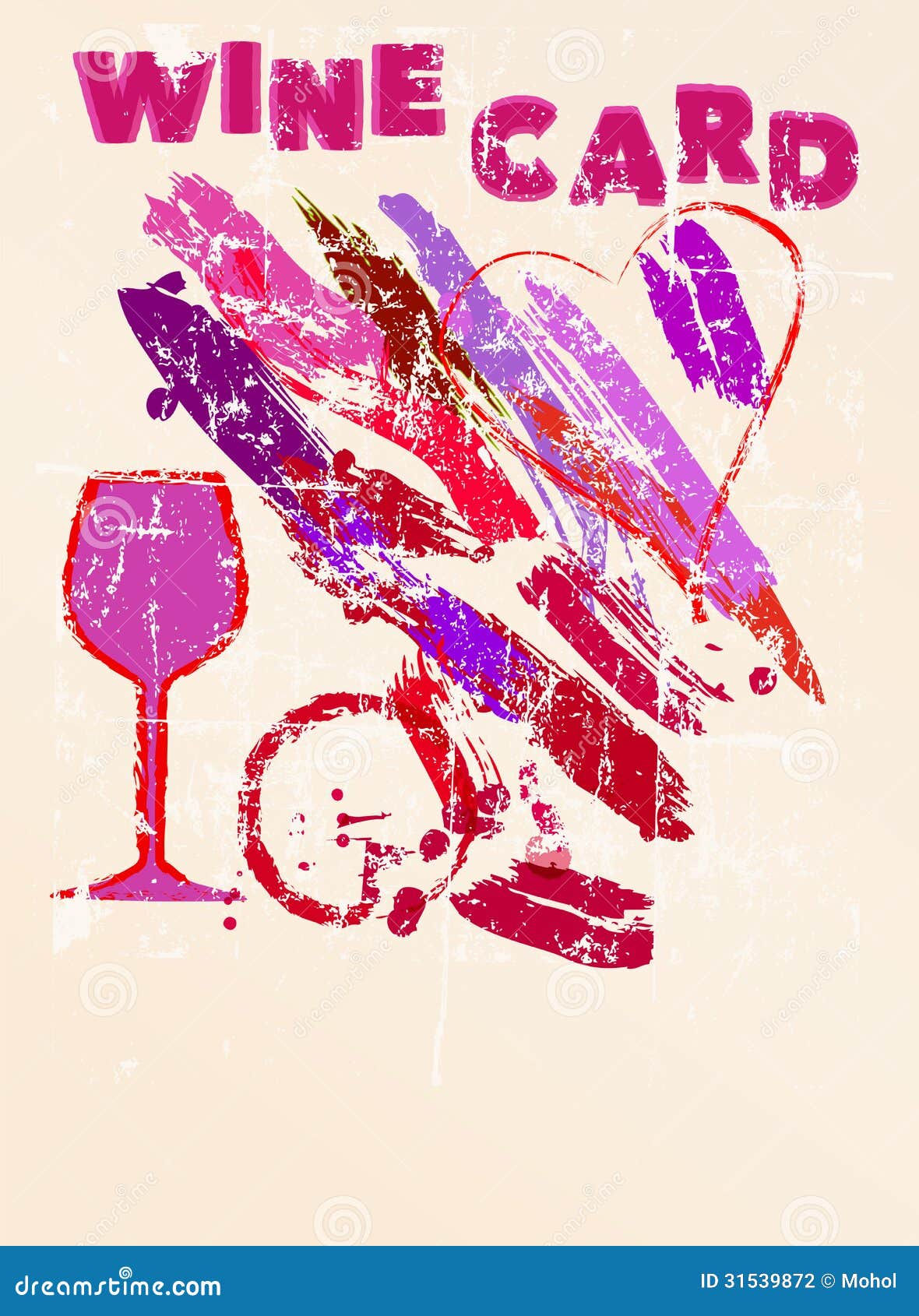 Wine card design stock vector. Illustration of cabernet - 31539872