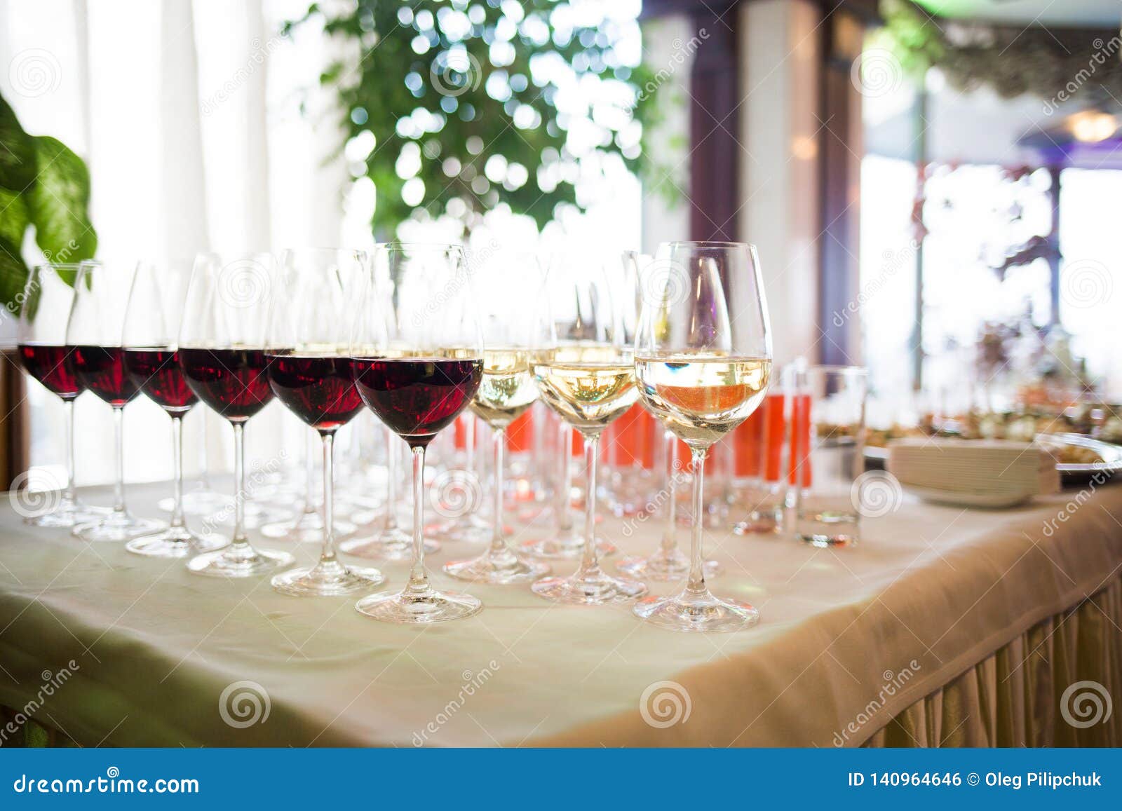Wine catering for guests stock photo. Image of alcoholic - 140964646