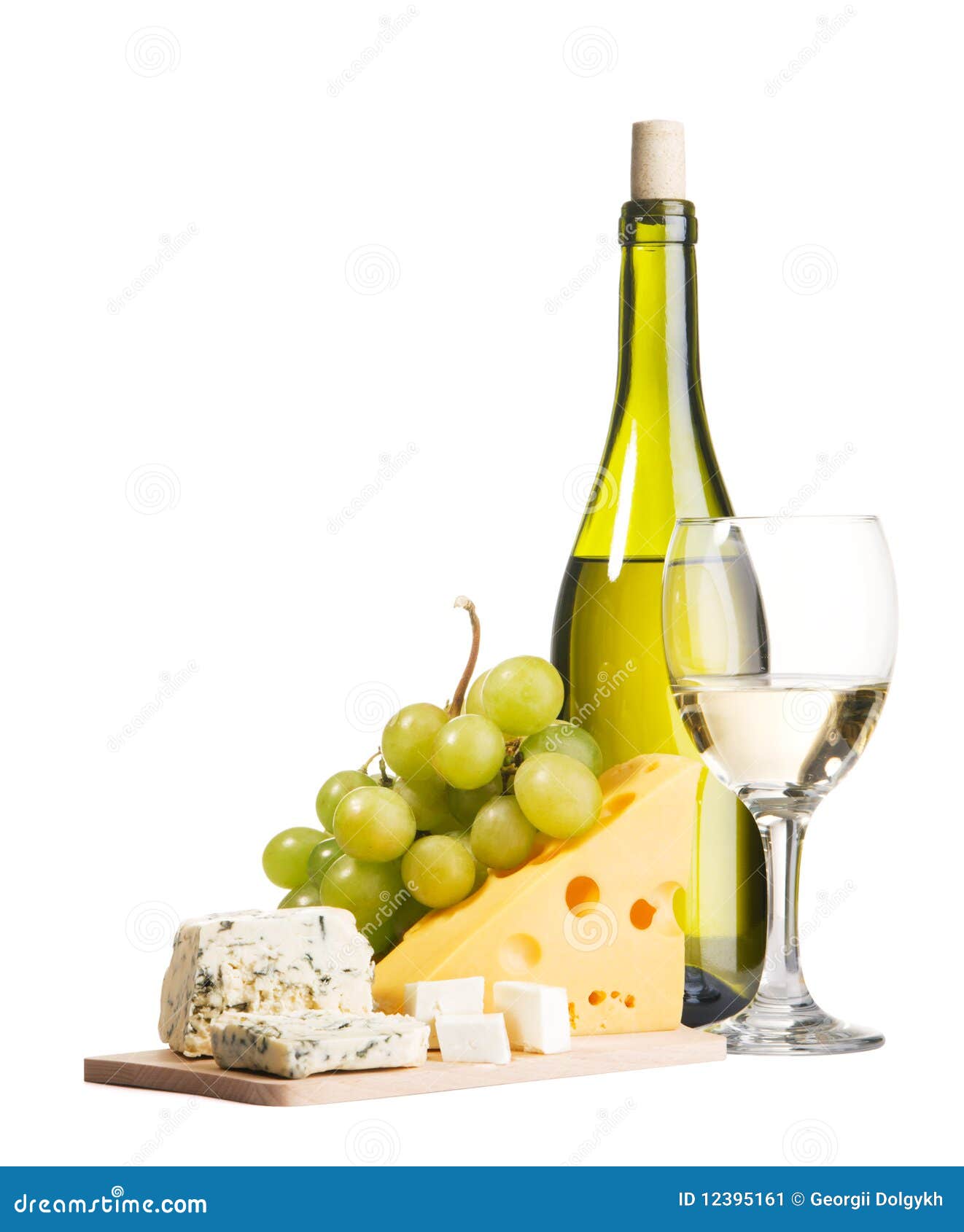 Wine and cheese stock image. Image of dairy, bottle, alcohol - 12395161
