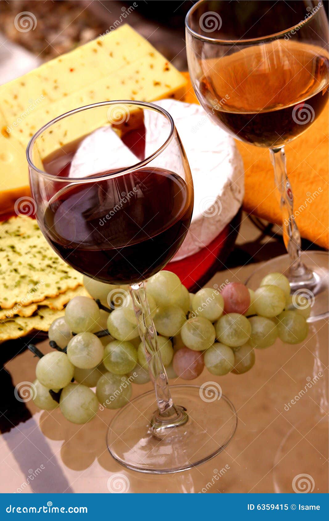 Wine,cheese,bread stock image. Image of appetizer, habit - 6359415