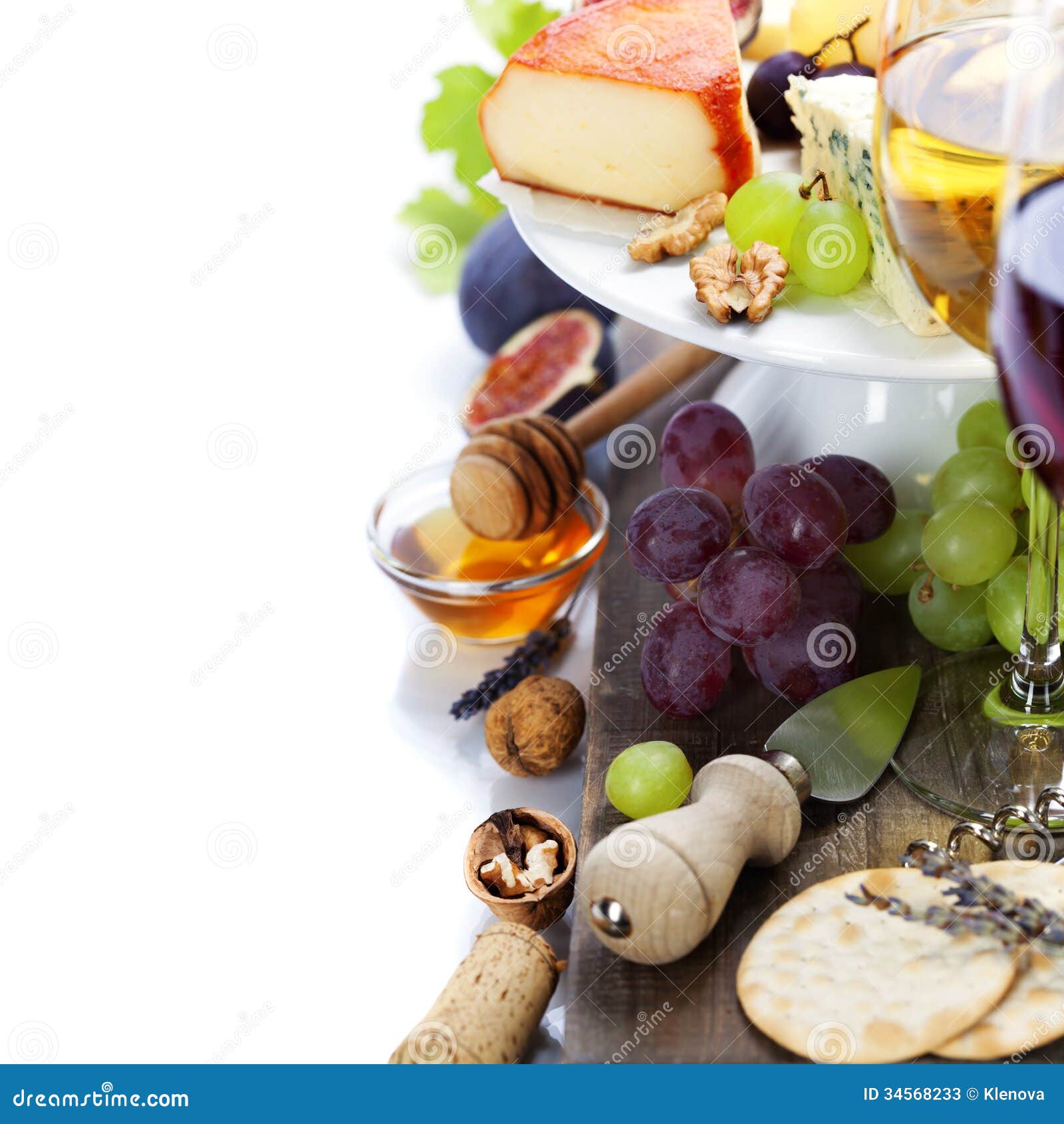 Wine and cheese plate stock image. Image of french, healthy - 34568233