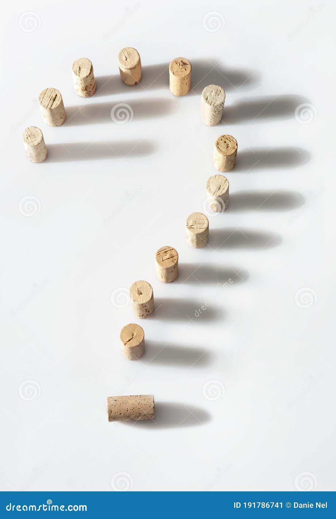 Wine Cork Question Mark stock image. Image of uncertainty - 191786741