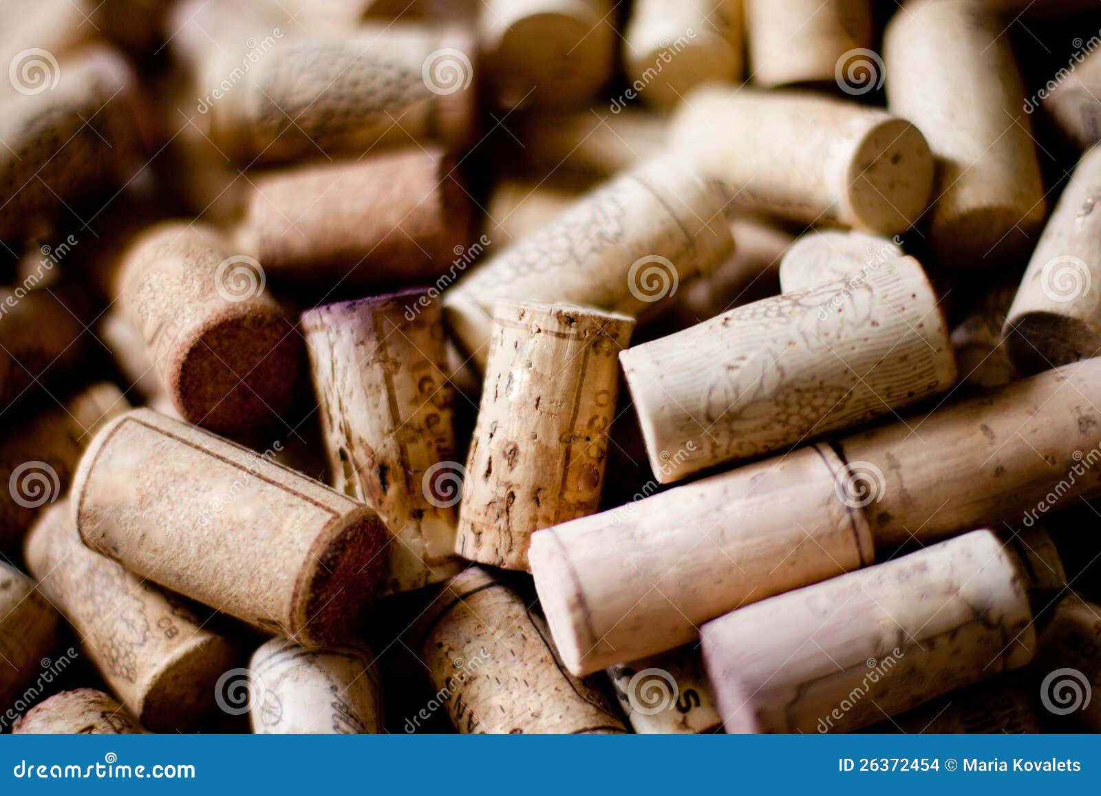 Wine corks stock photo. Image of collection, natural - 26372454